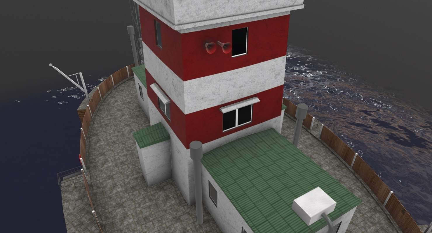 Light House Drogden - 3D Model by pukamakara