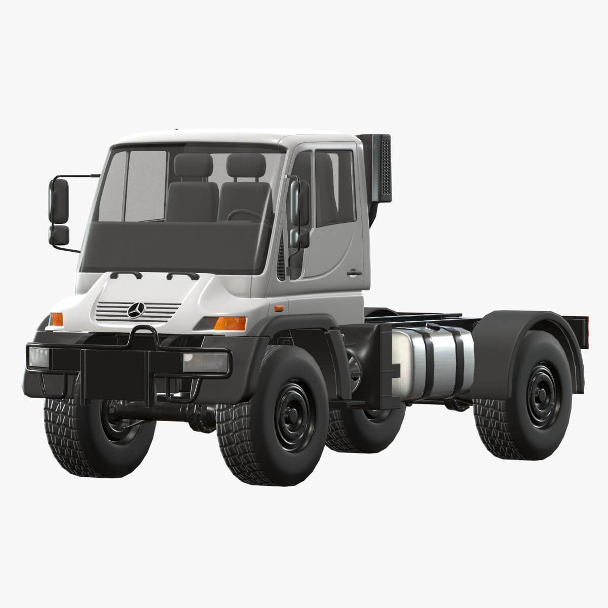 Mercedes Benz Unimog U500 Chassis - 3D Model by pukamakara
