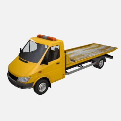 Mercedes Sprinter Tow Truck (413) - 3D Model by pukamakara