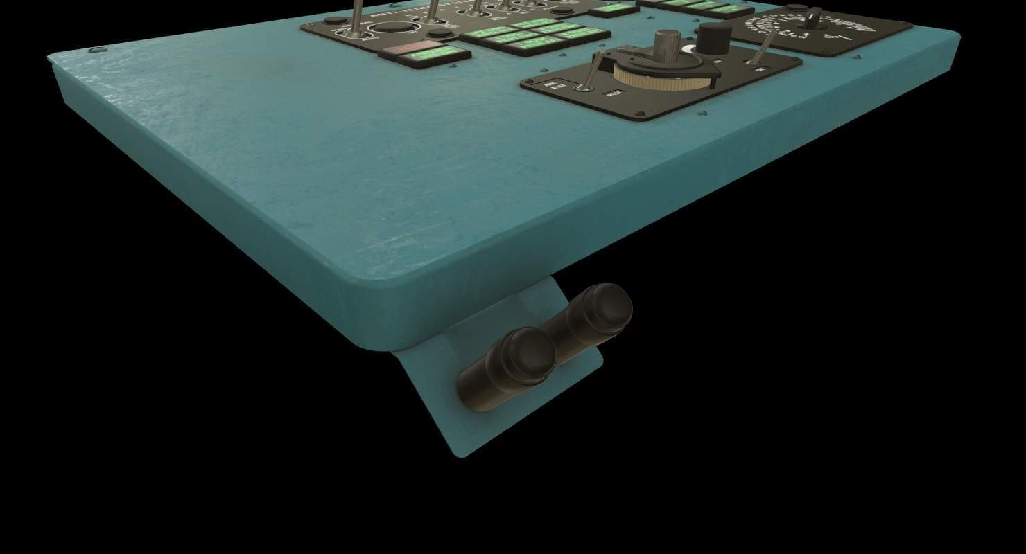 Mi-8MT Mi-17MT Left Overhead Board (English) 3D Model by pukamakara