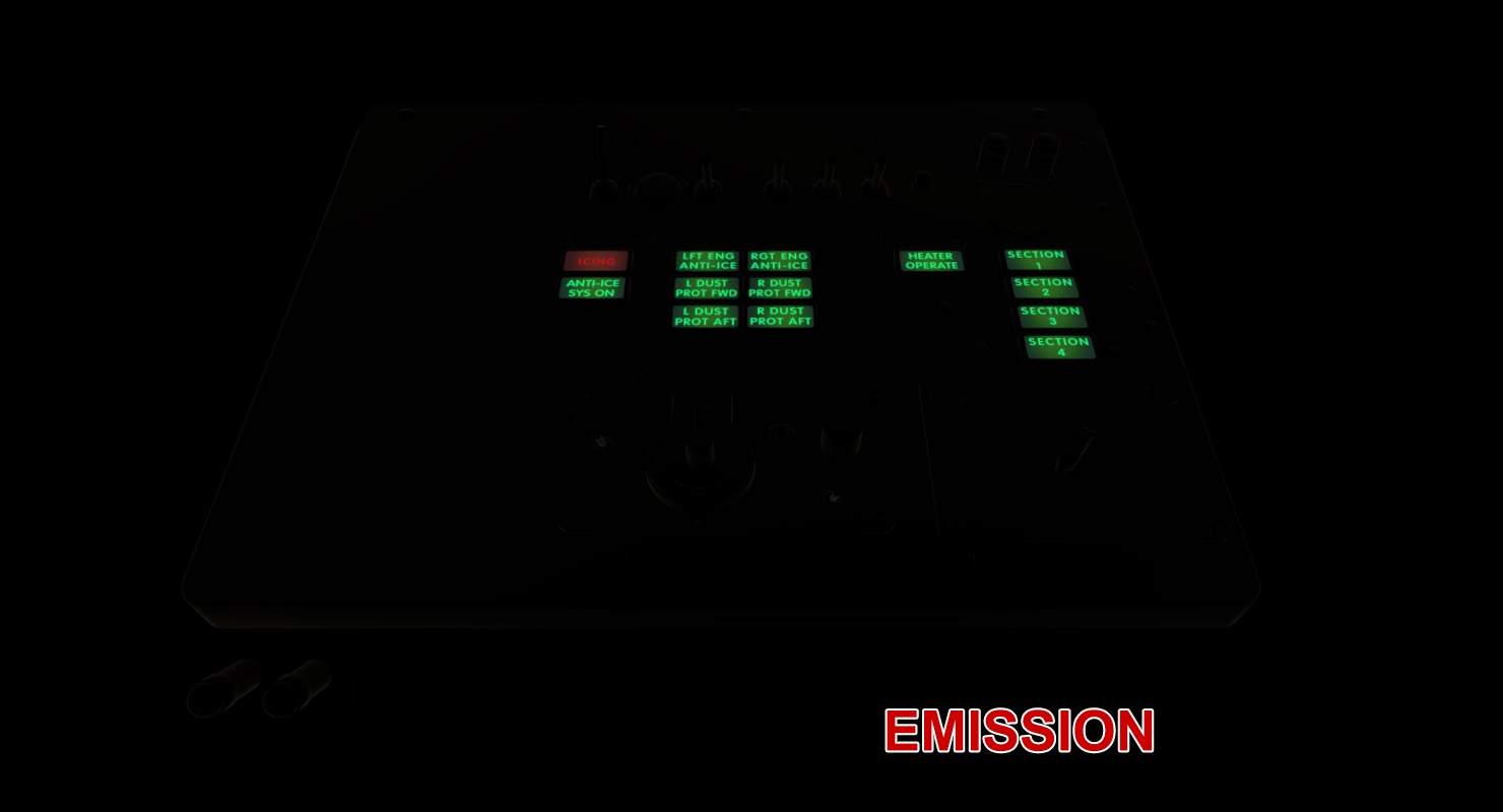 Mi-8MT Mi-17MT Left Overhead Board (English) 3D Model by pukamakara