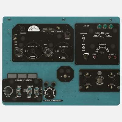 Mi-8MT Mi-17MT Right Overhead Board (English) 3D Model by pukamakara