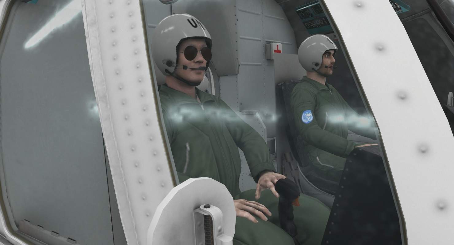 Mi-8MTV United Nations 3D Model by pukamakara