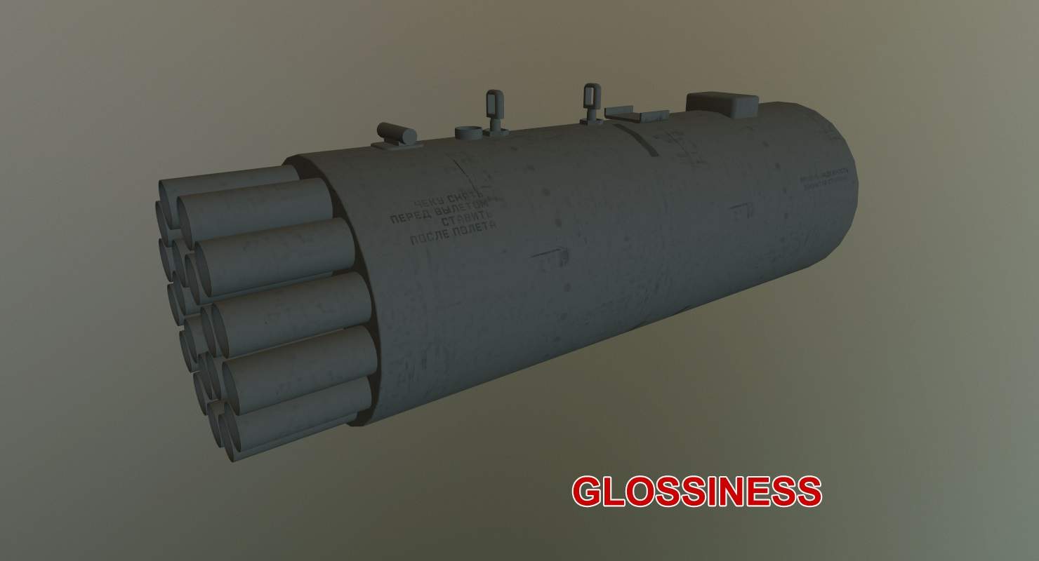 Rocket Launcher B-8V20A 3D Model by pukamakara