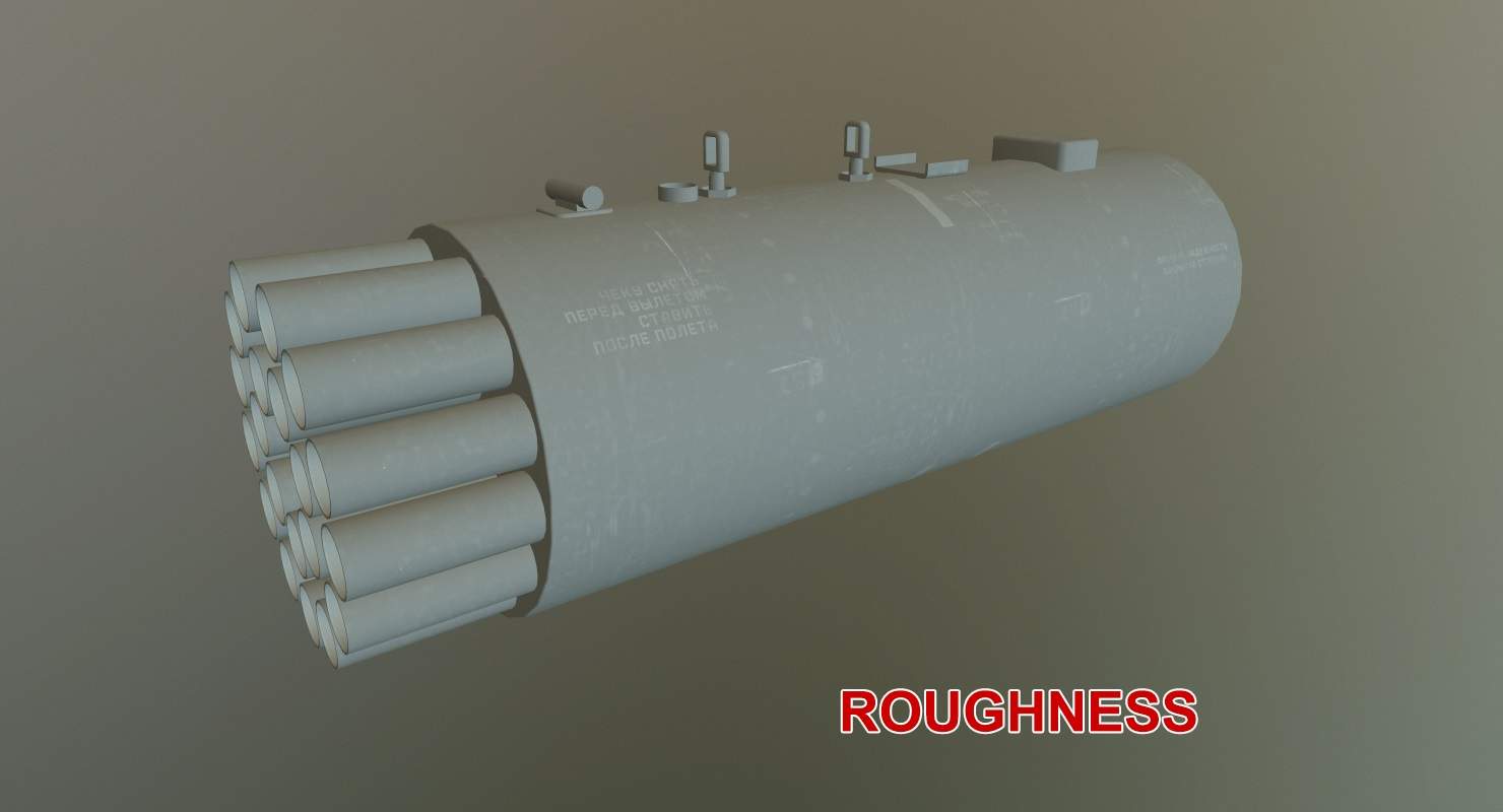 Rocket Launcher B-8V20A 3D Model by pukamakara