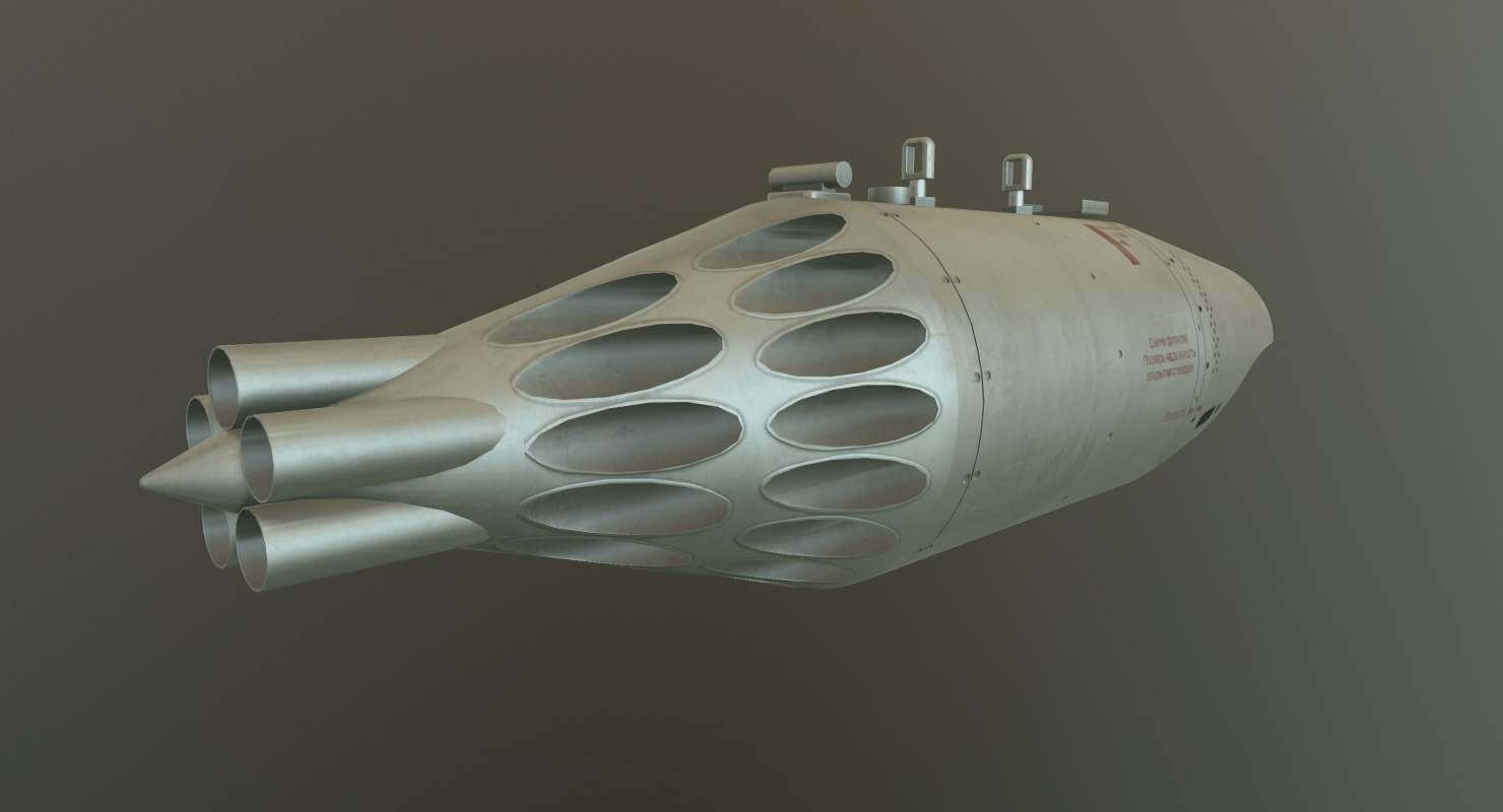 Rocket Launcher UB-32A-24 3D Model by pukamakara