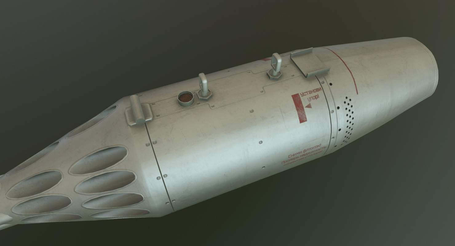 Rocket Launcher UB-32A-24 3D Model by pukamakara