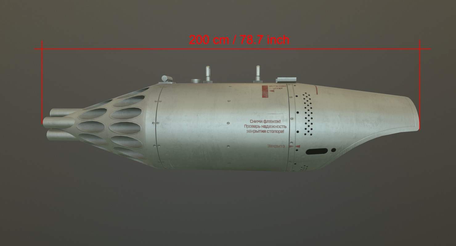 Rocket Launcher UB-32A-24 3D Model by pukamakara