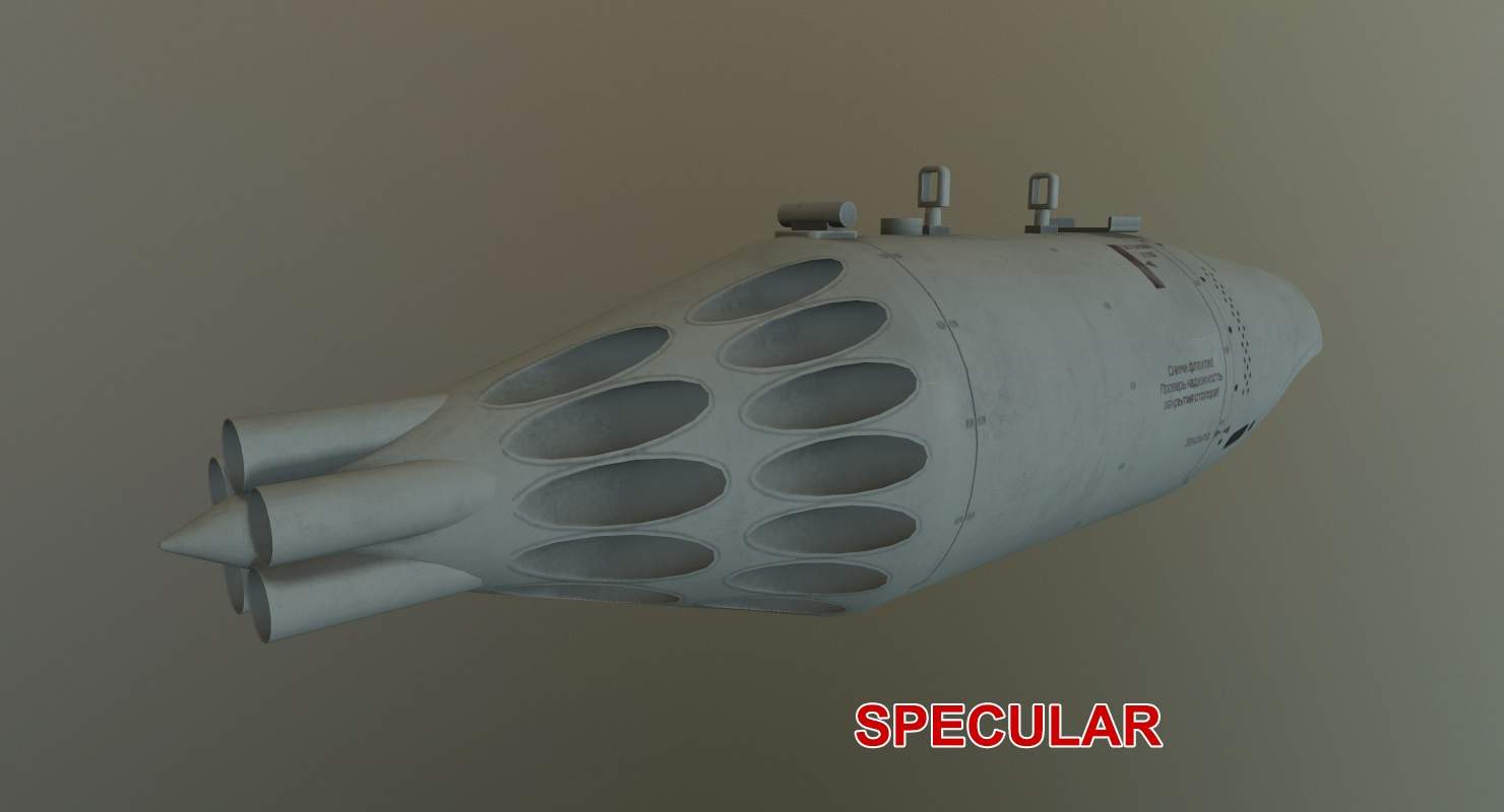 Rocket Launcher UB-32A-24 3D Model by pukamakara