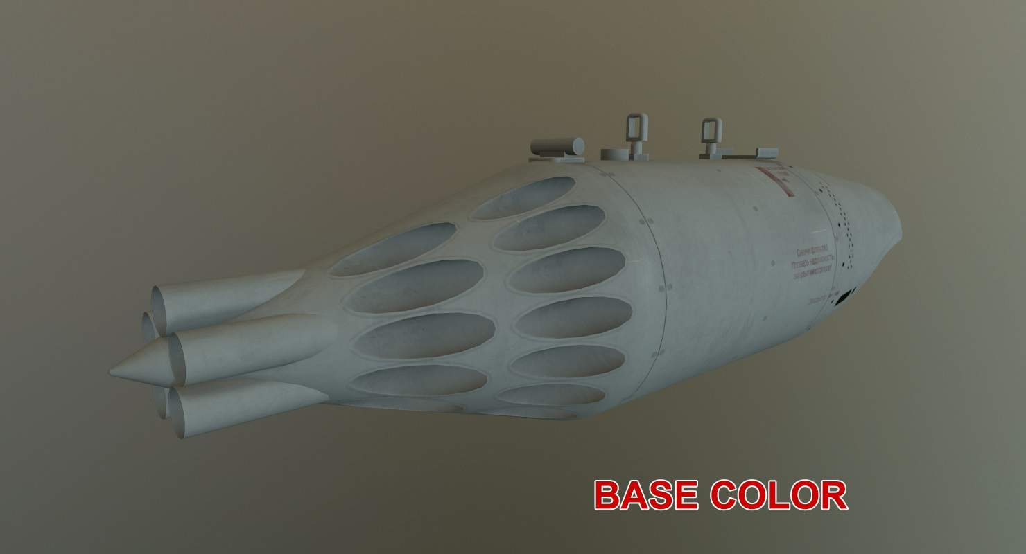 Rocket Launcher UB-32A-24 3D Model by pukamakara