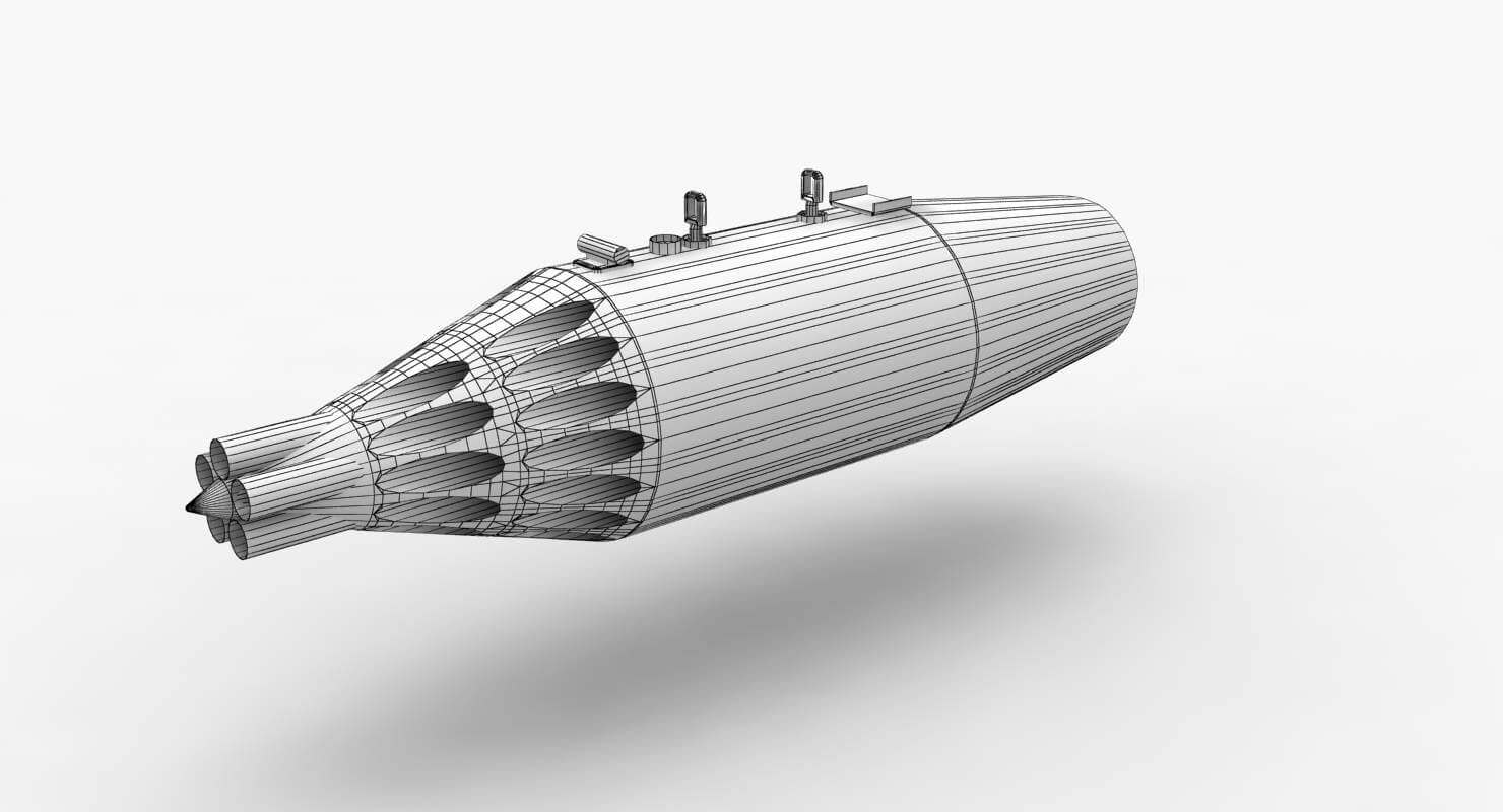 Rocket Launcher UB-32A 3D Model by pukamakara