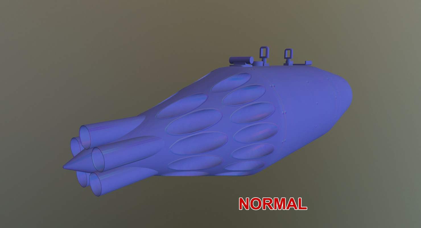 Rocket Launcher UB-32A 3D Model by pukamakara