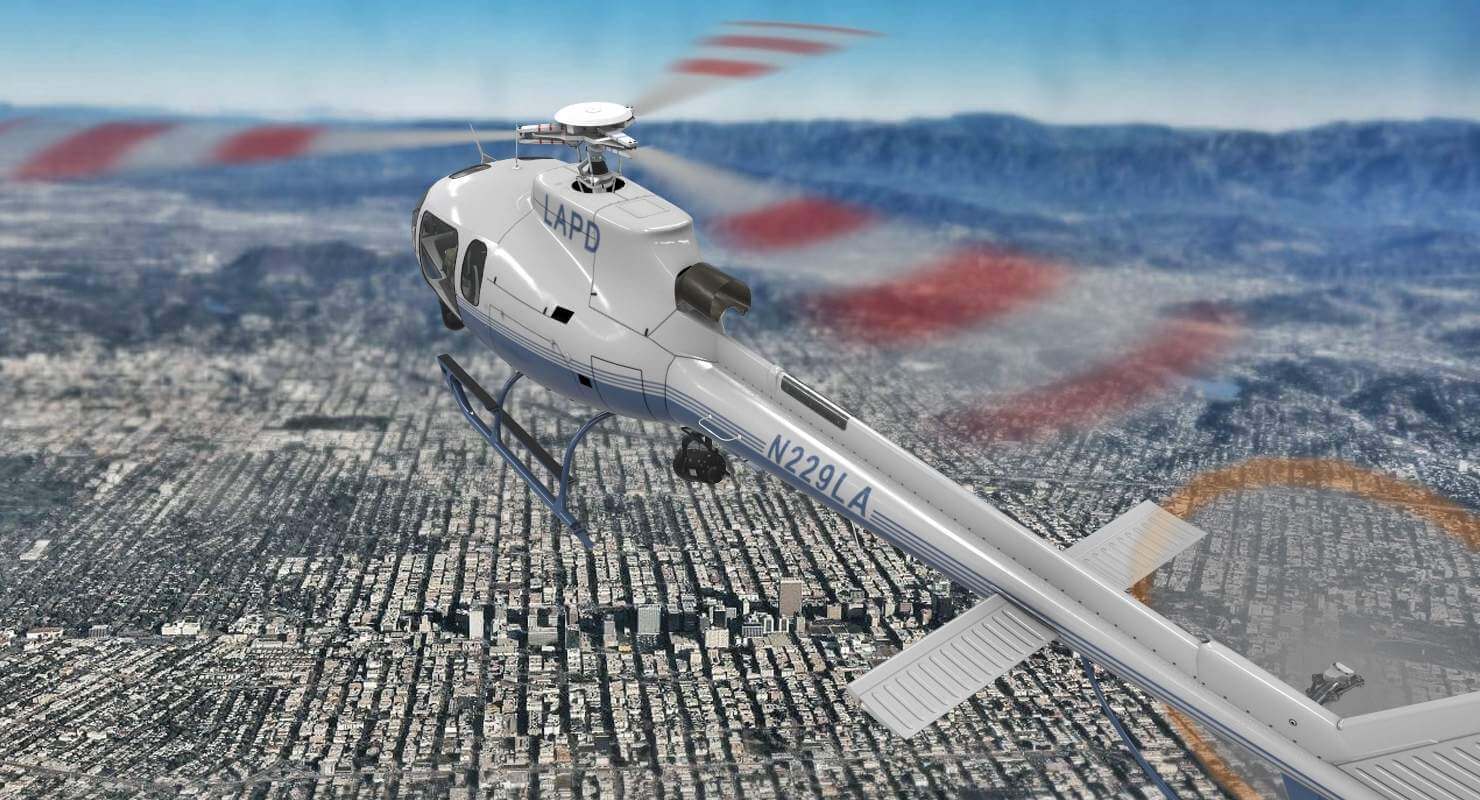 AS-350 LAPD 3 Animated 3D Model by pukamakara
