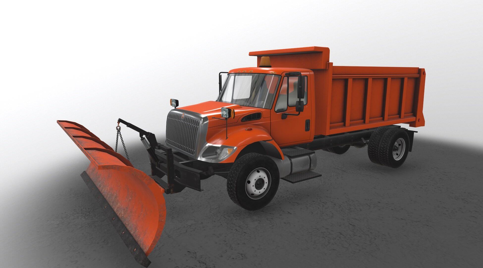 Snow Plow International 7400 - 3D Model by pukamakara