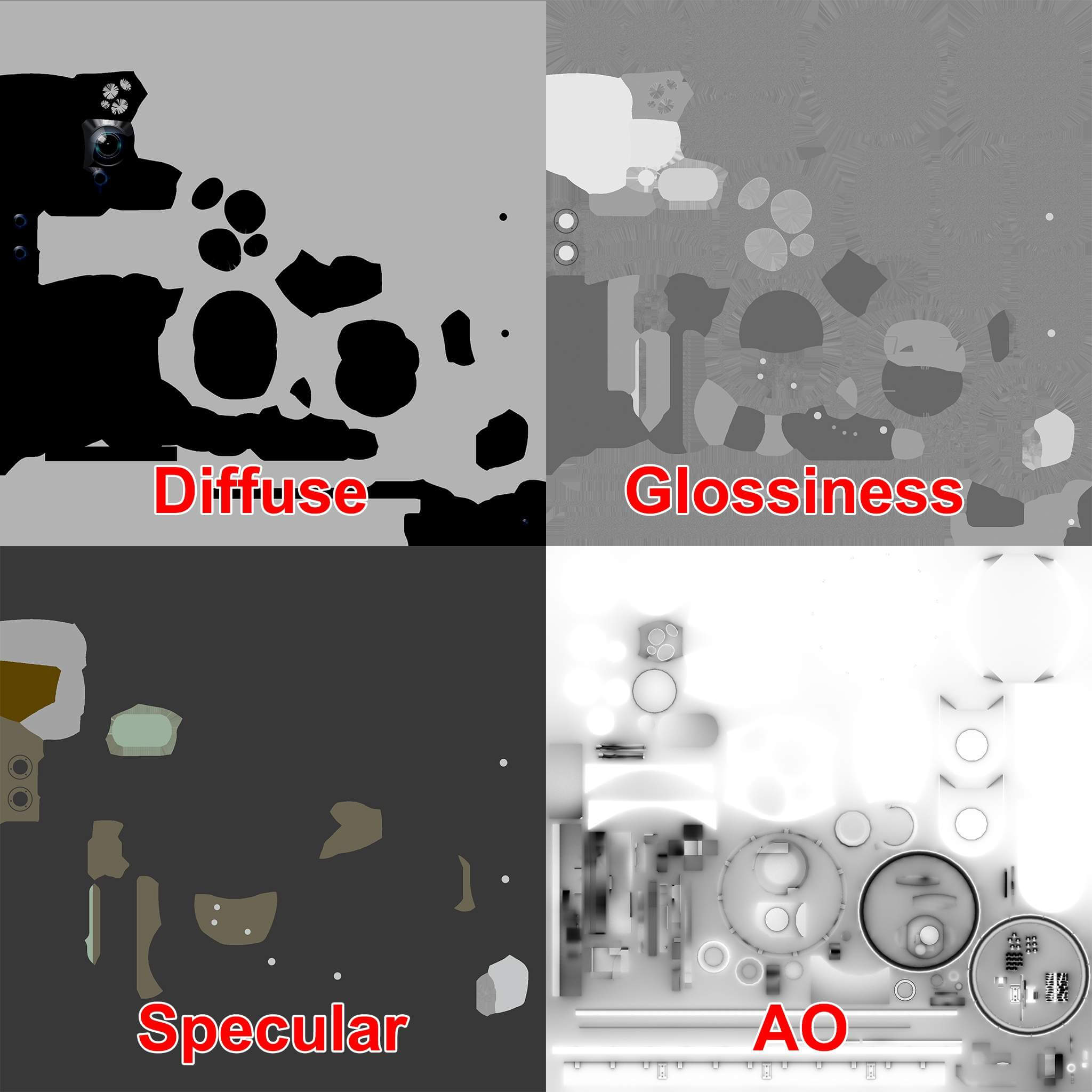 Wescam L3 White - 3D Model by pukamakara