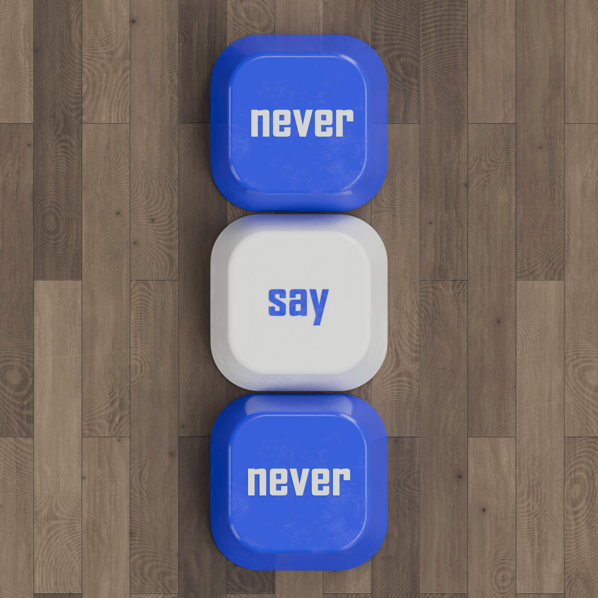 Do You Believe in Never Say Never? 3D Render by puscas_adryan