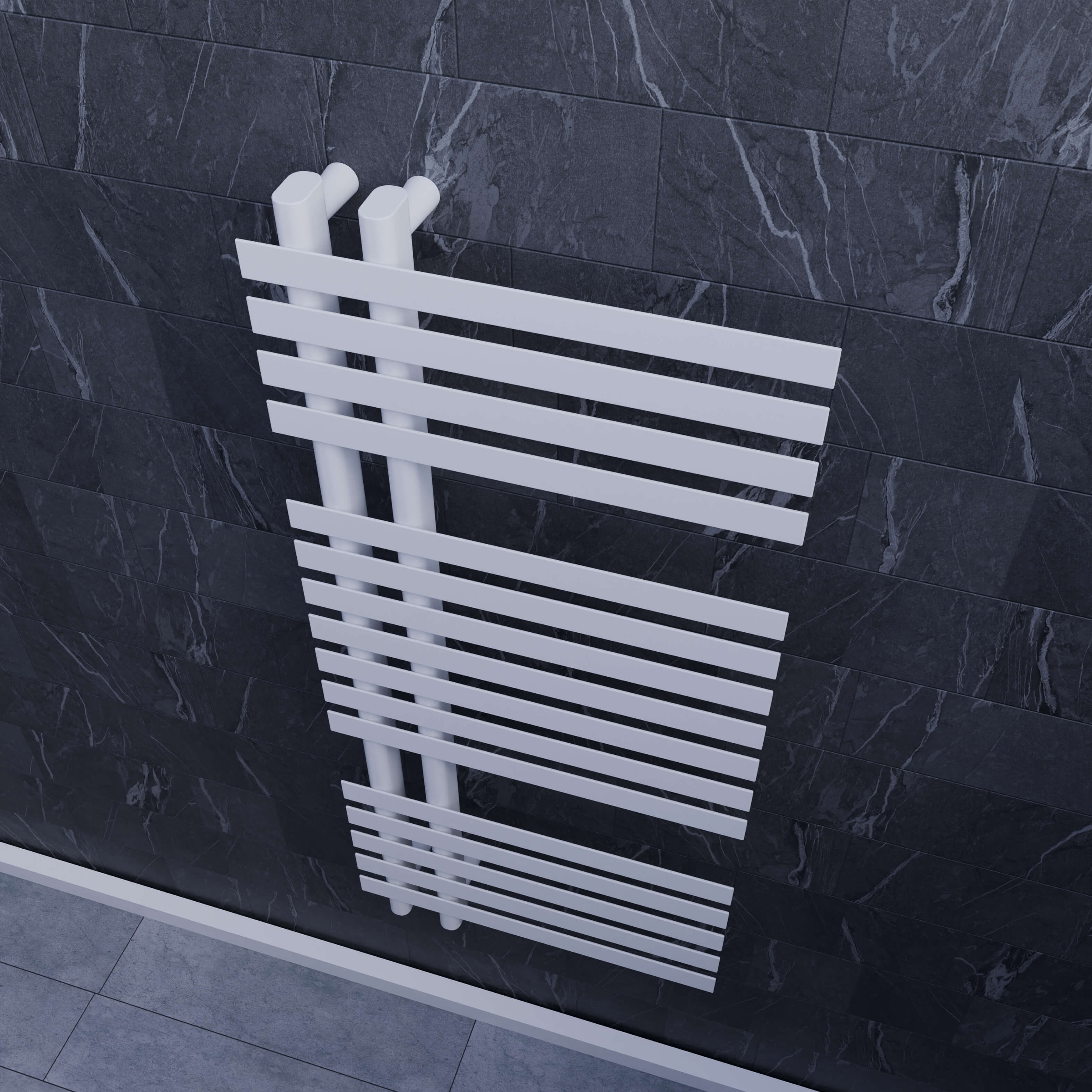 Modern Bathroom Radiator 3D Render, Digital Art by puscas_adryan
