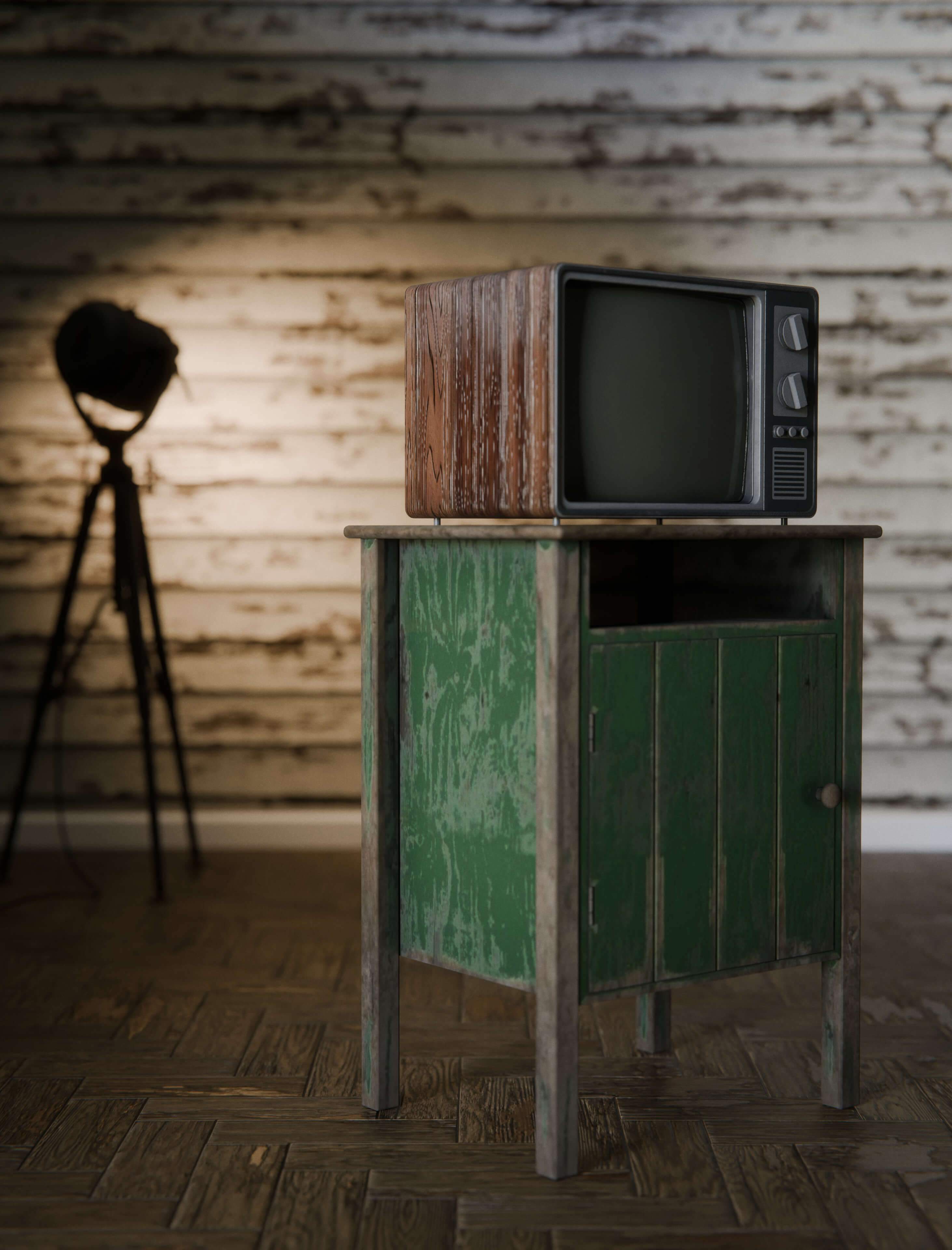 OLD TV 3D Render, Digital Art by puscas_adryan