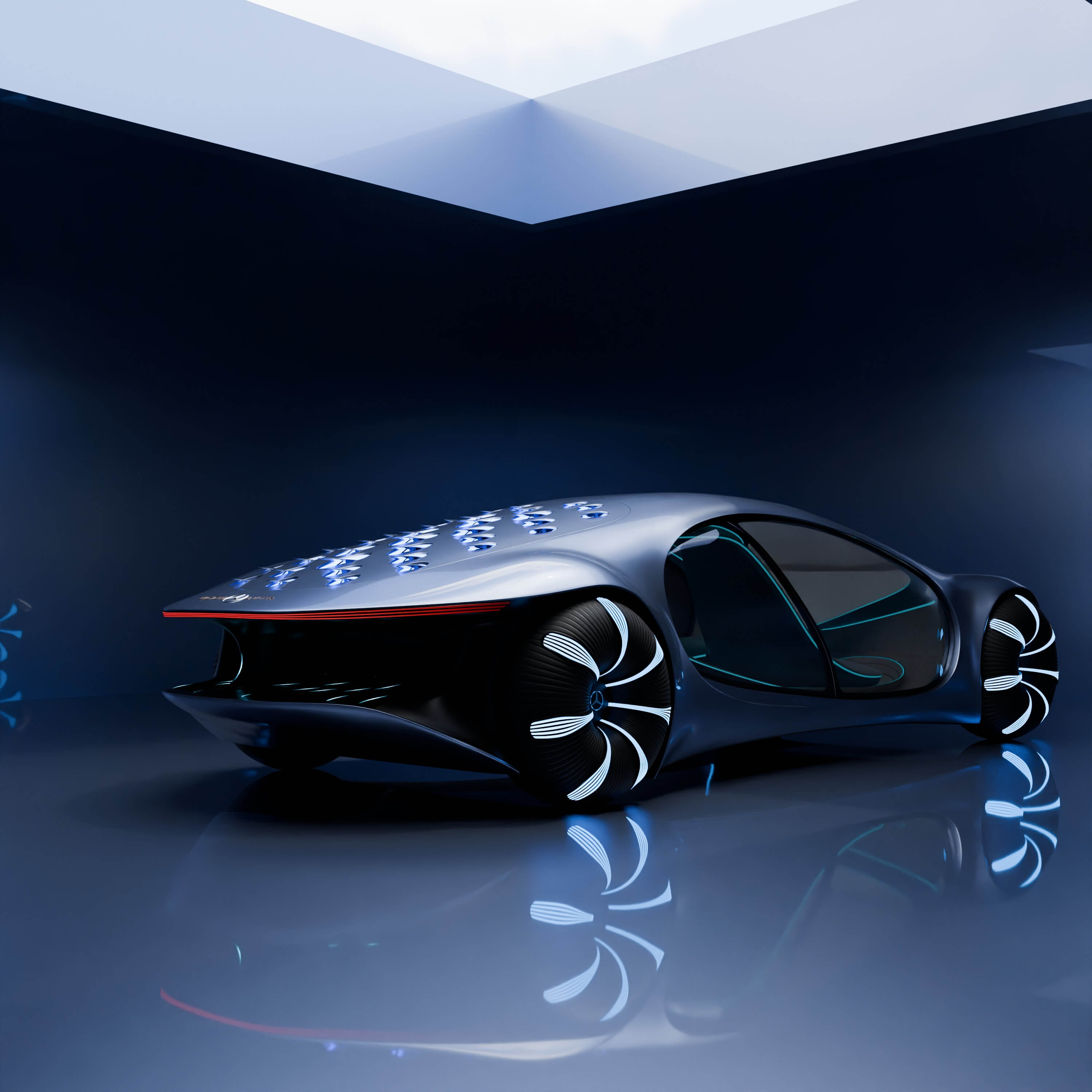 Mercedes-Benz Avtr: High-Quality Blender Rendering Project Free 3D ...