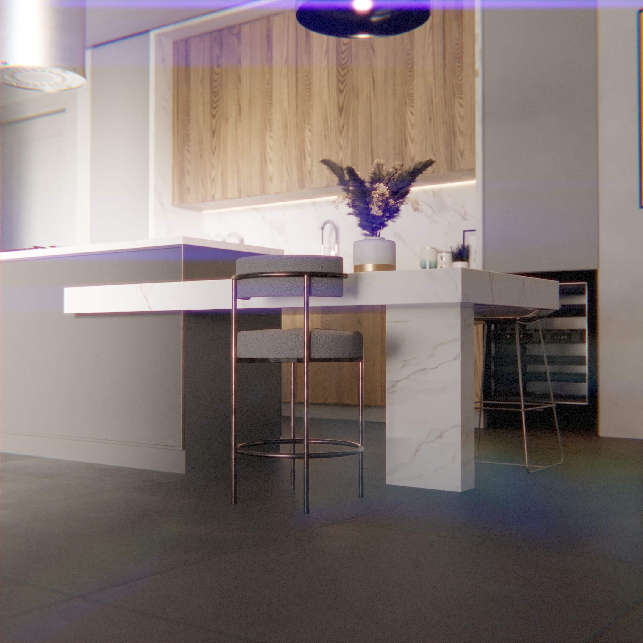 Modern Bar Chair - Free 3D Model by puscas_adryan