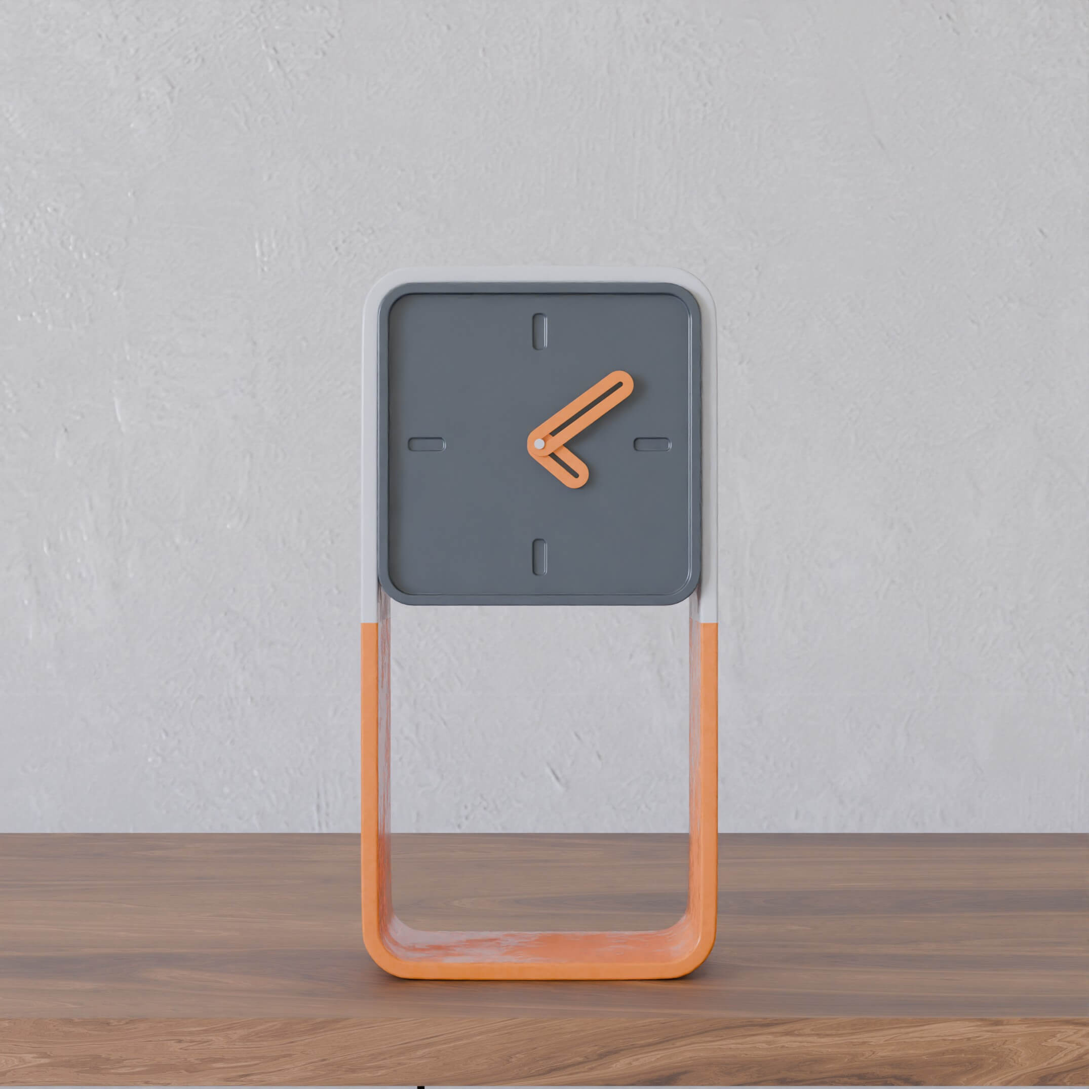 Modern Minimalist Table Clock - 3d Model by puscas_adryan