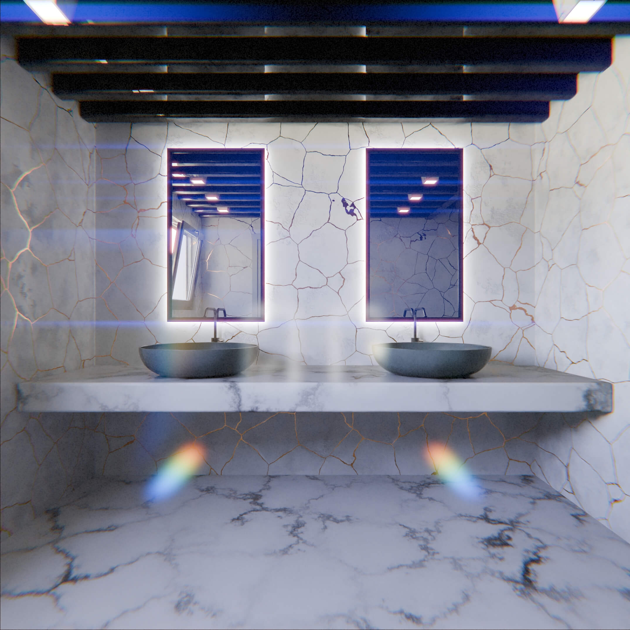 Public Toilet Restroom - Free 3D Model by puscas_adryan