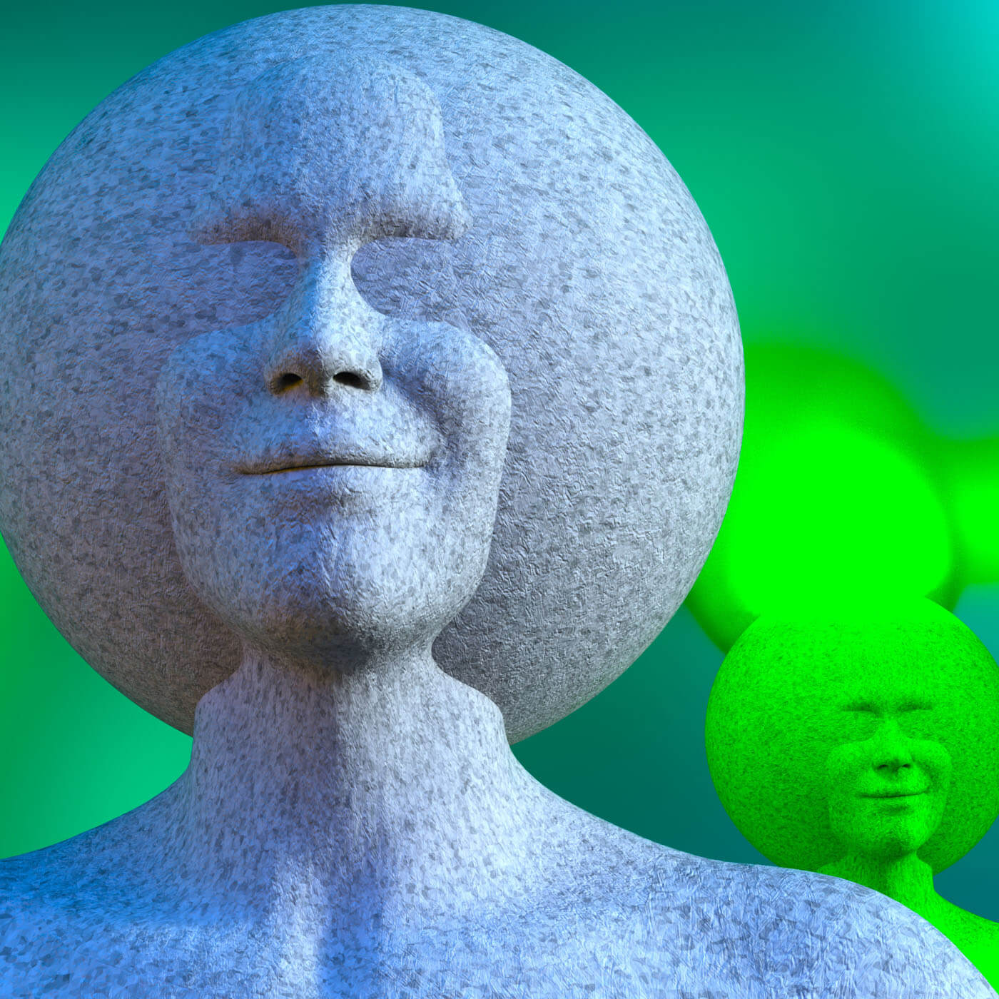 Consciousness Expansion 3D Render, Digital Art by Pushee-Ri