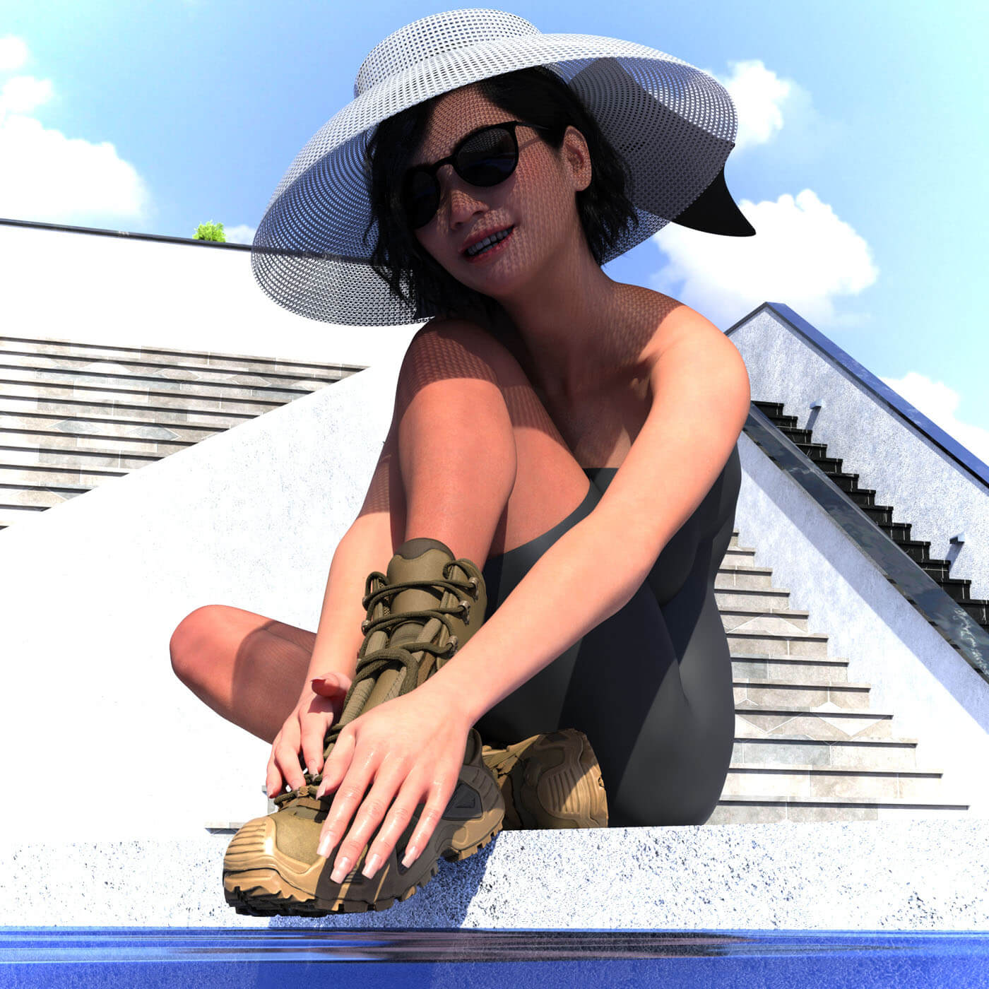 Quick Fashion Kitbash 3D Render, Digital Art by Pushee-Ri