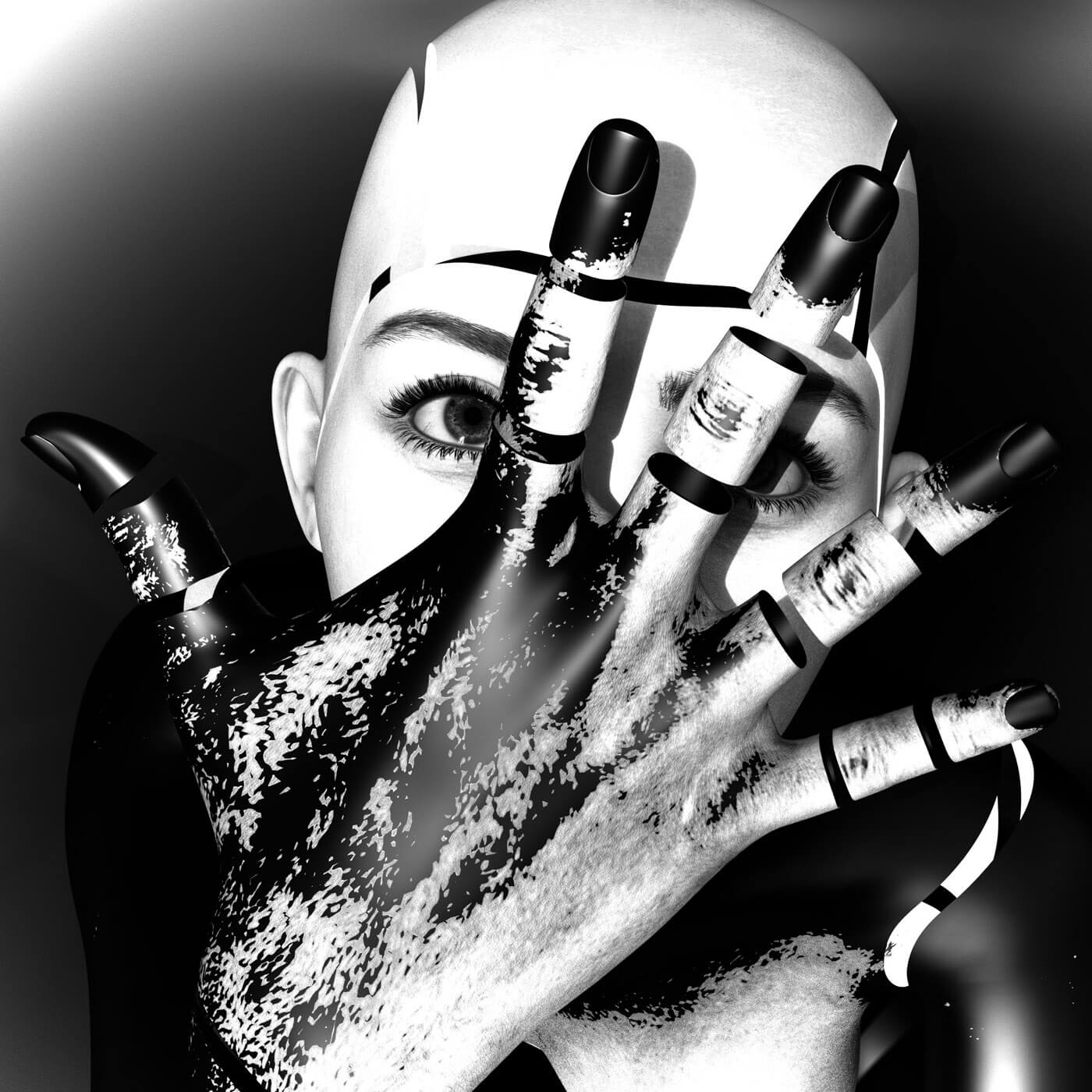 Refraction (Me and I) 3D Render, Digital Art by Pushee-Ri