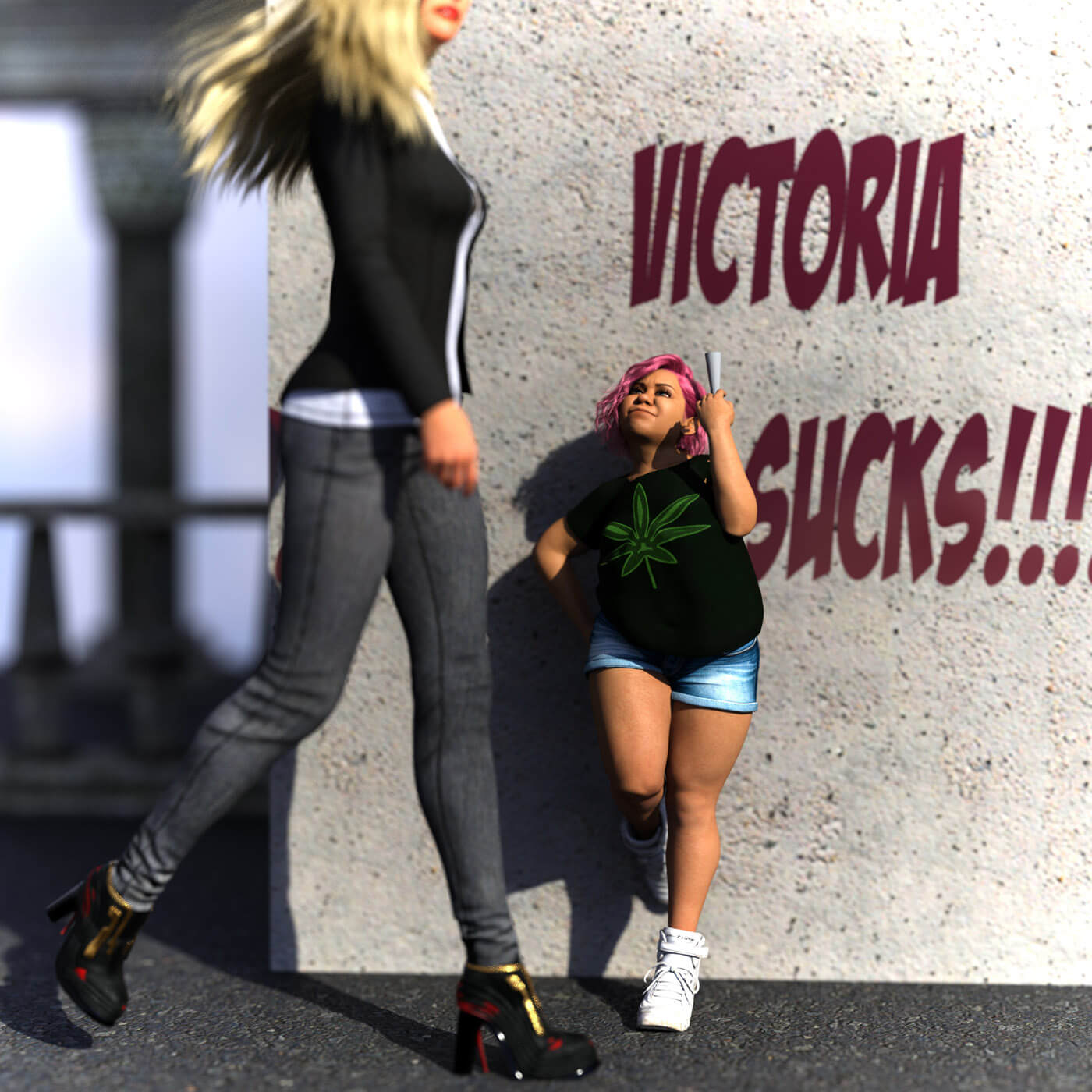 Reset. Rethink. Restart! 3D Render, Digital Art by Pushee-Ri