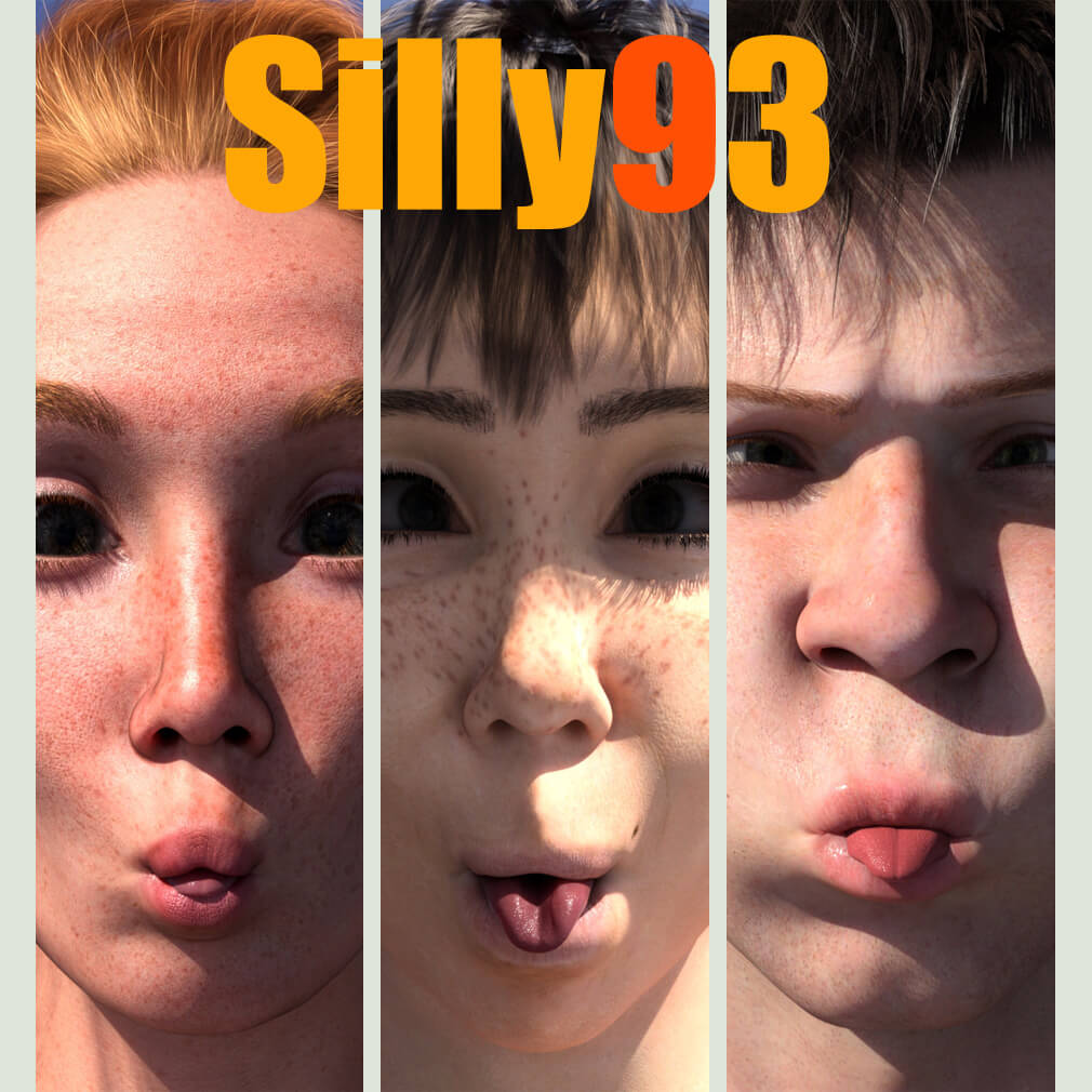 Silly93 (Freebie Info) 3D Render, Digital Art by Pushee-Ri