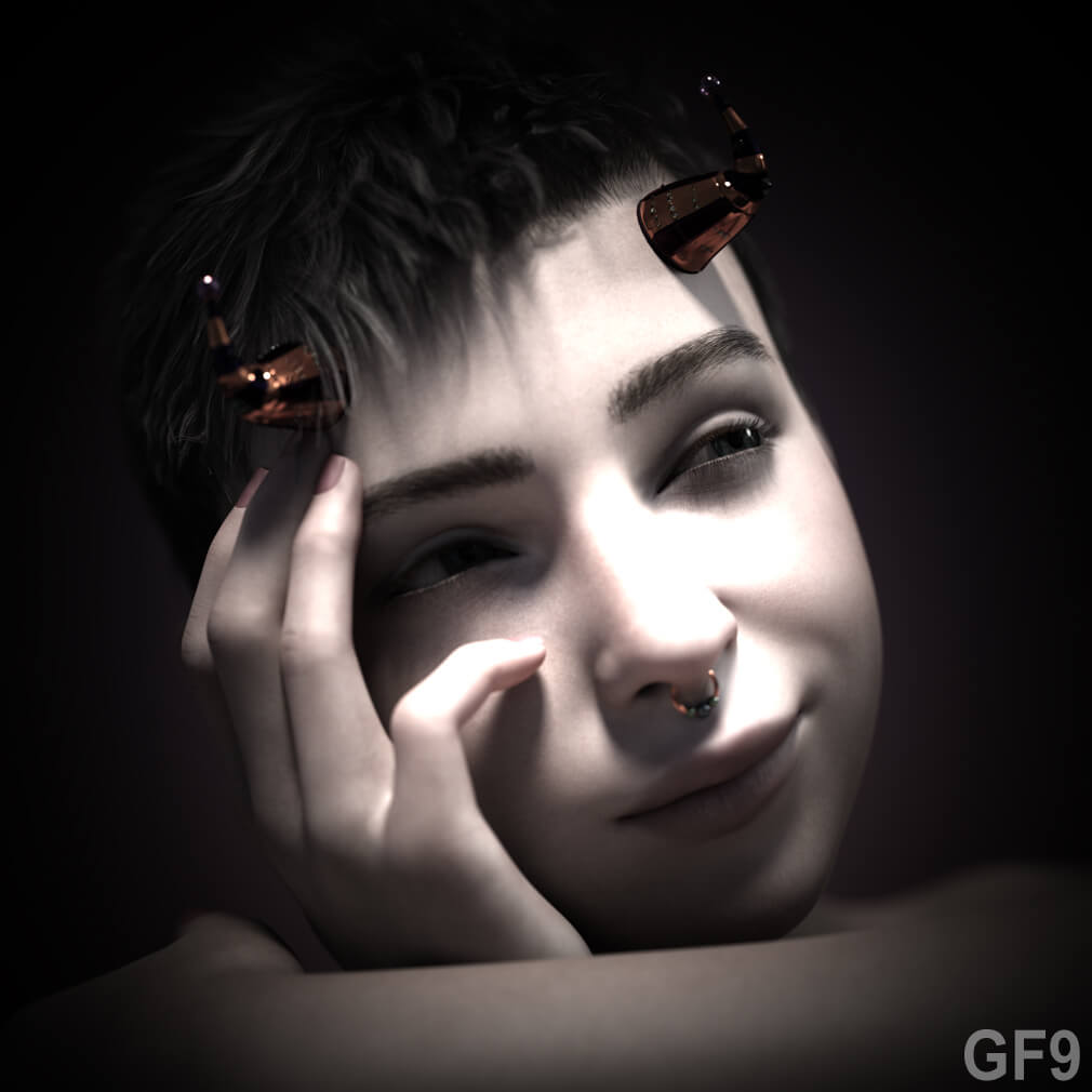 SPARKLING DD for Genesis Female 8 and 9 - Free Daz Content by Pushee-Ri