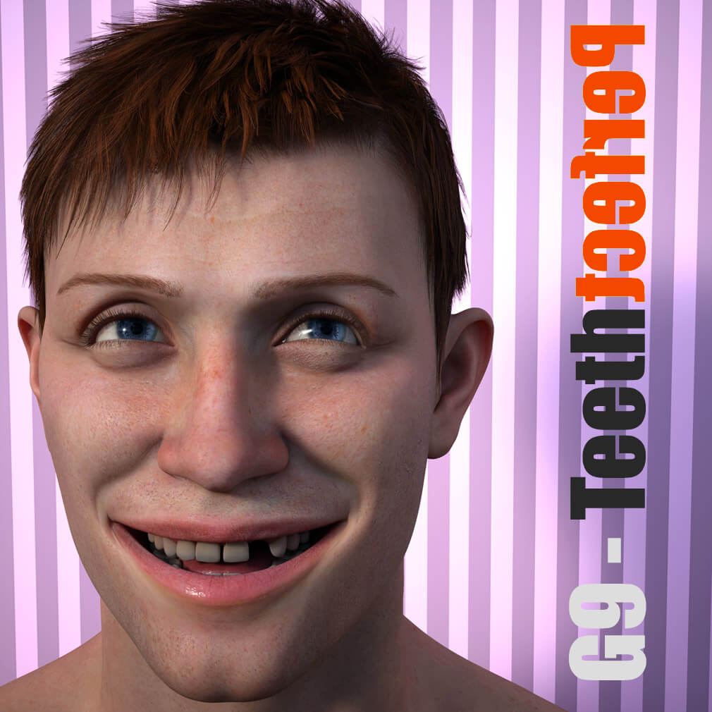 Teeth Perfect for Genesis 9 - Daz Content by Pushee-Ri