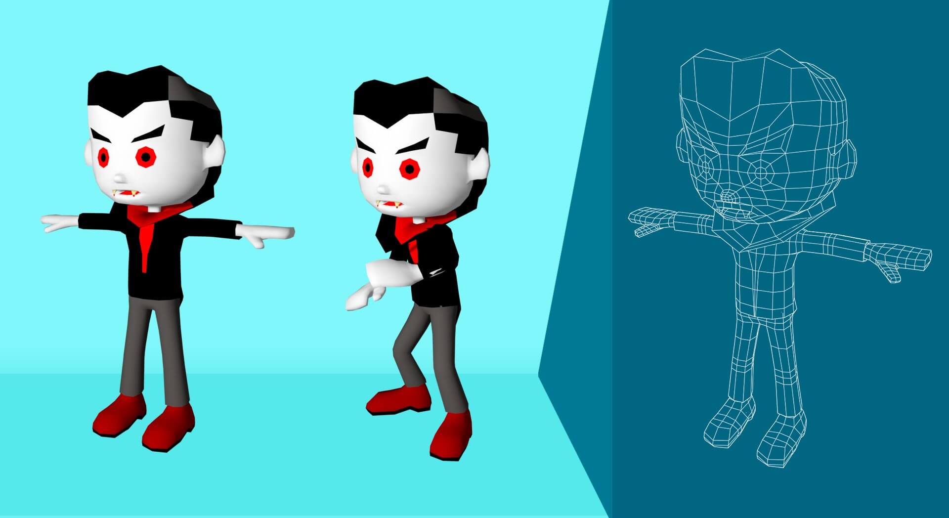 Vampire Male - 3D Model by Puxxe Studio