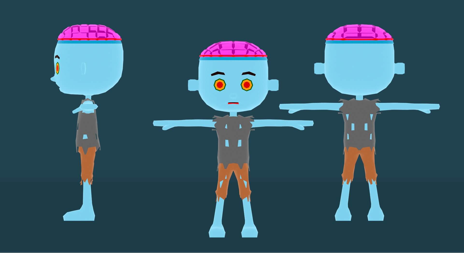 Zombie Male - 3D Model by Puxxe Studio