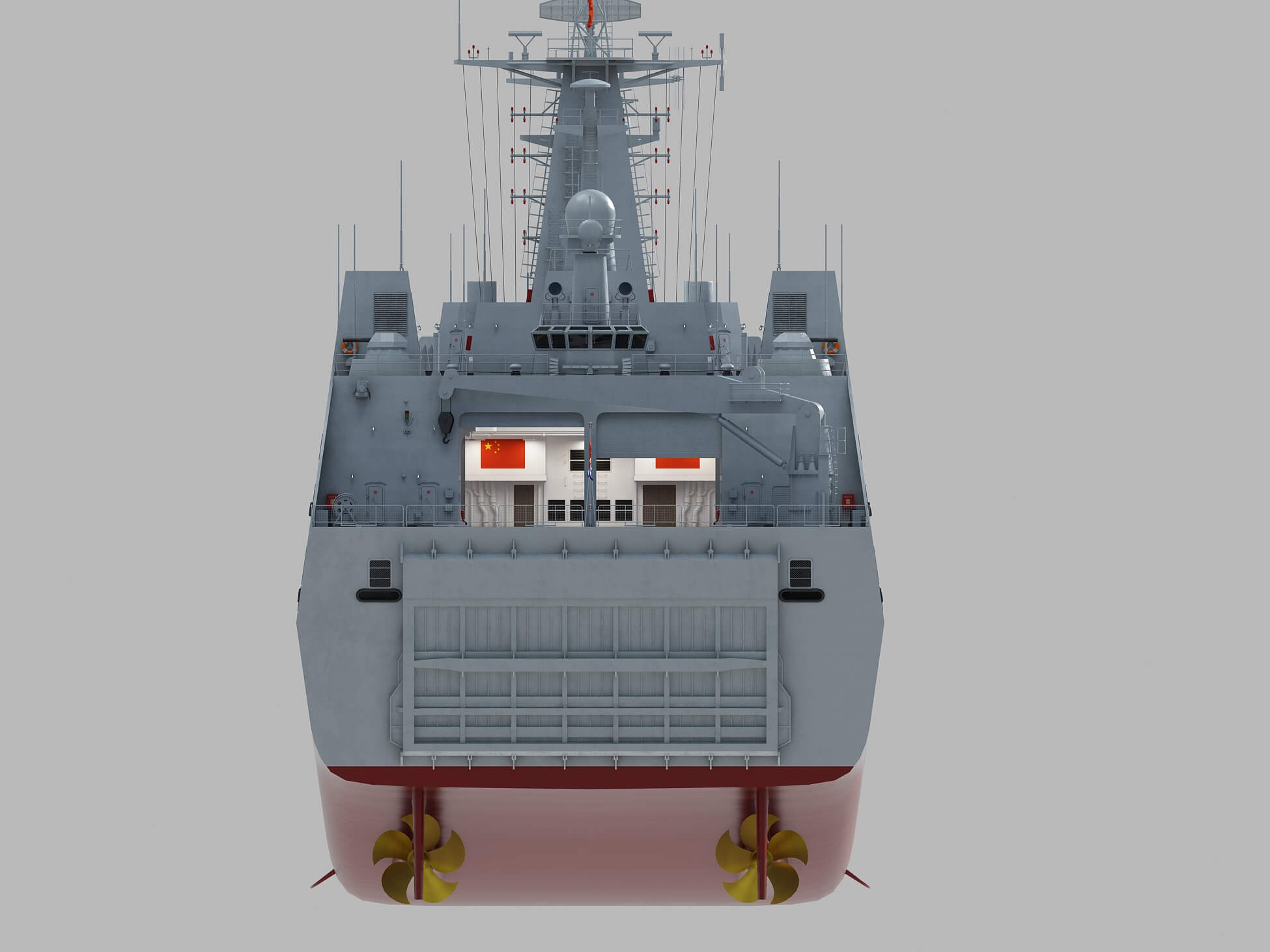 985 Qilian Shan Type 071 Yuzhao Class - 3D Model by pxfpxd