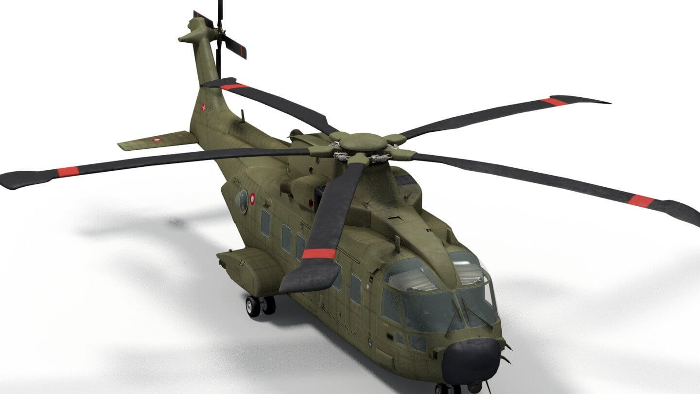 AgustaWestland AW101 Merlin Danish Scheme - 3D Model by pxfpxd