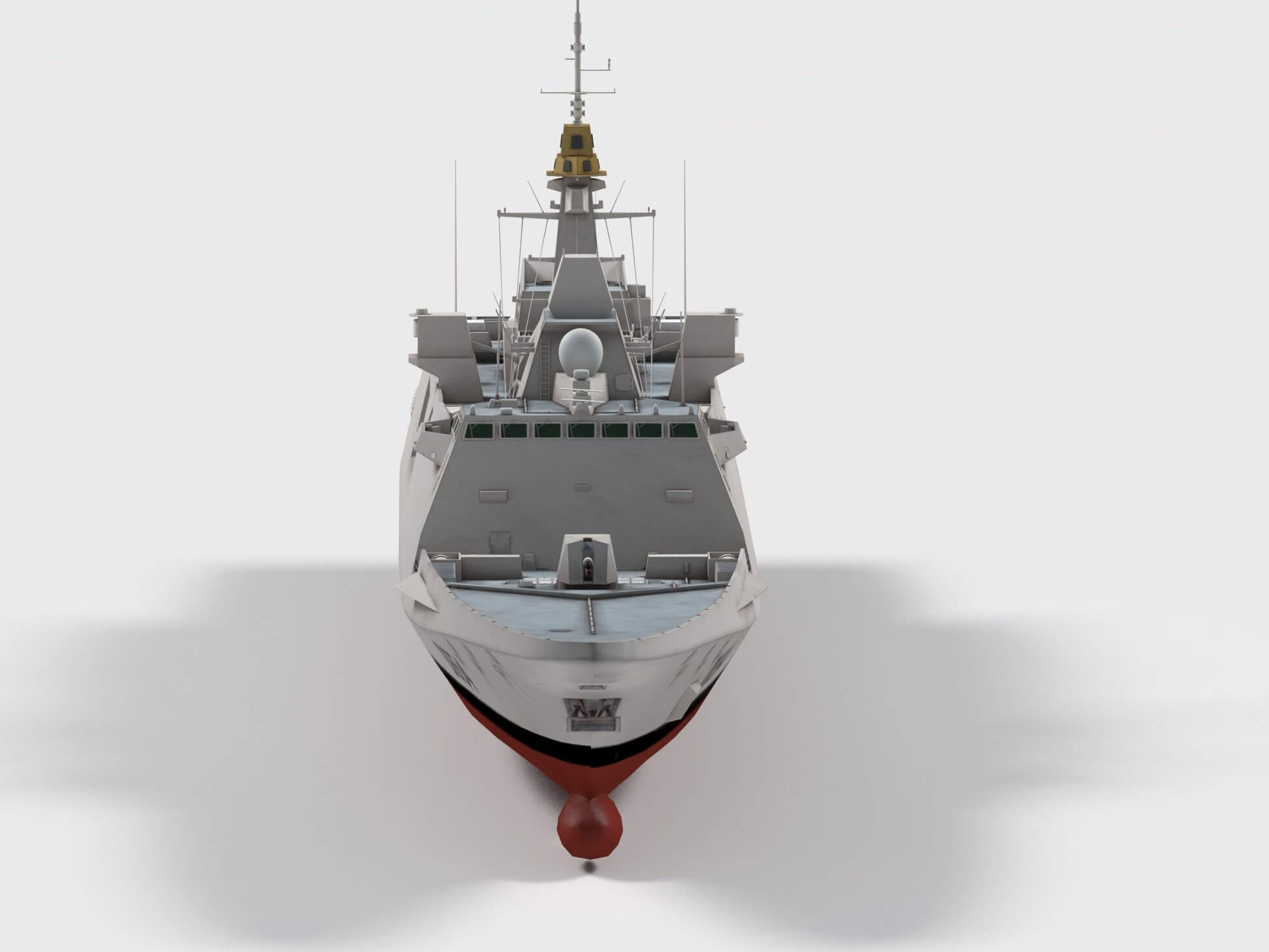 Auvergne, Aquitaine FREMM Class Frigate - 3D Model by pxfpxd