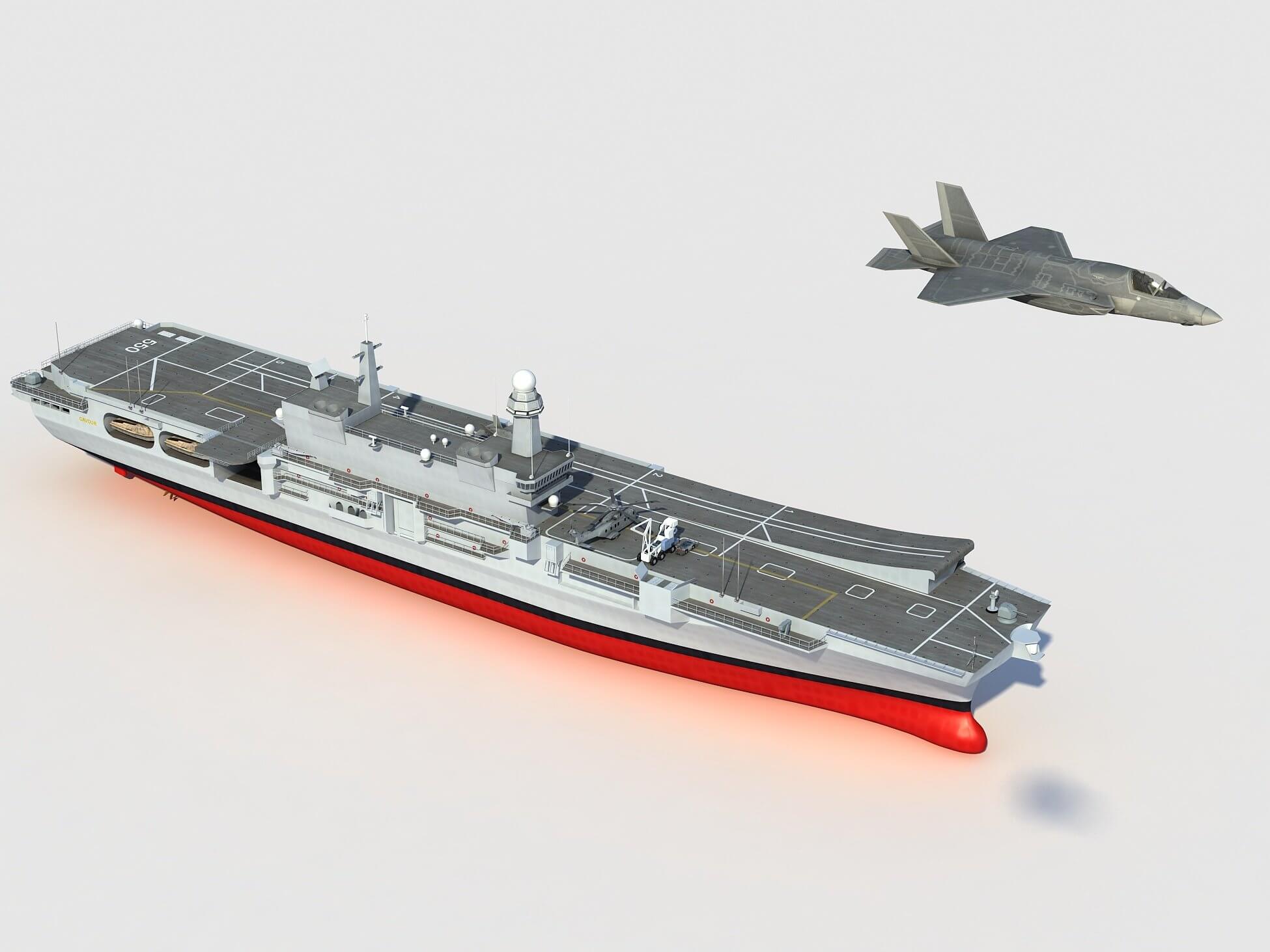 Cavour Carrier - 3D Model by pxfpxd