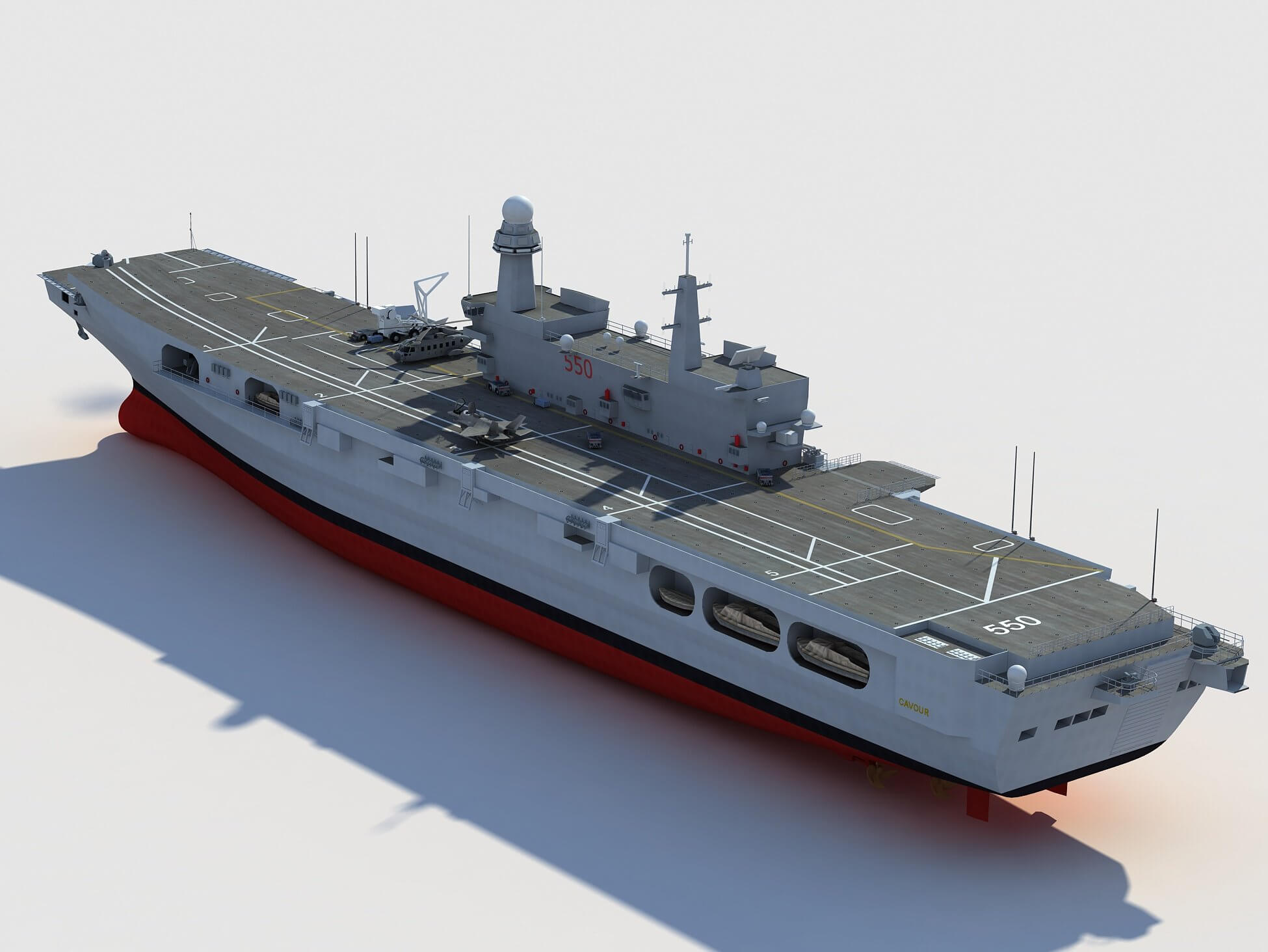 Cavour Carrier - 3D Model by pxfpxd