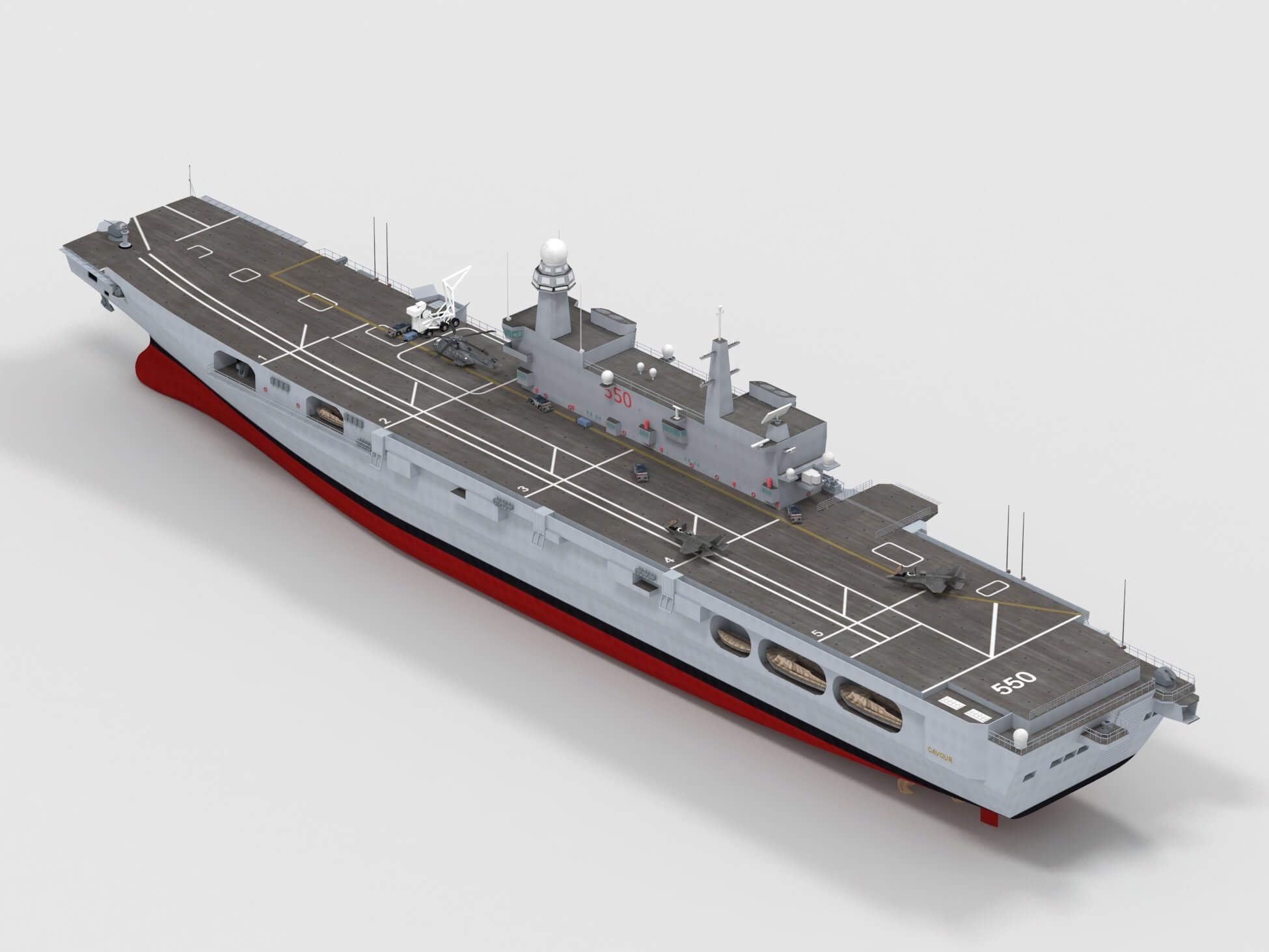 Cavour Carrier - 3D Model by pxfpxd