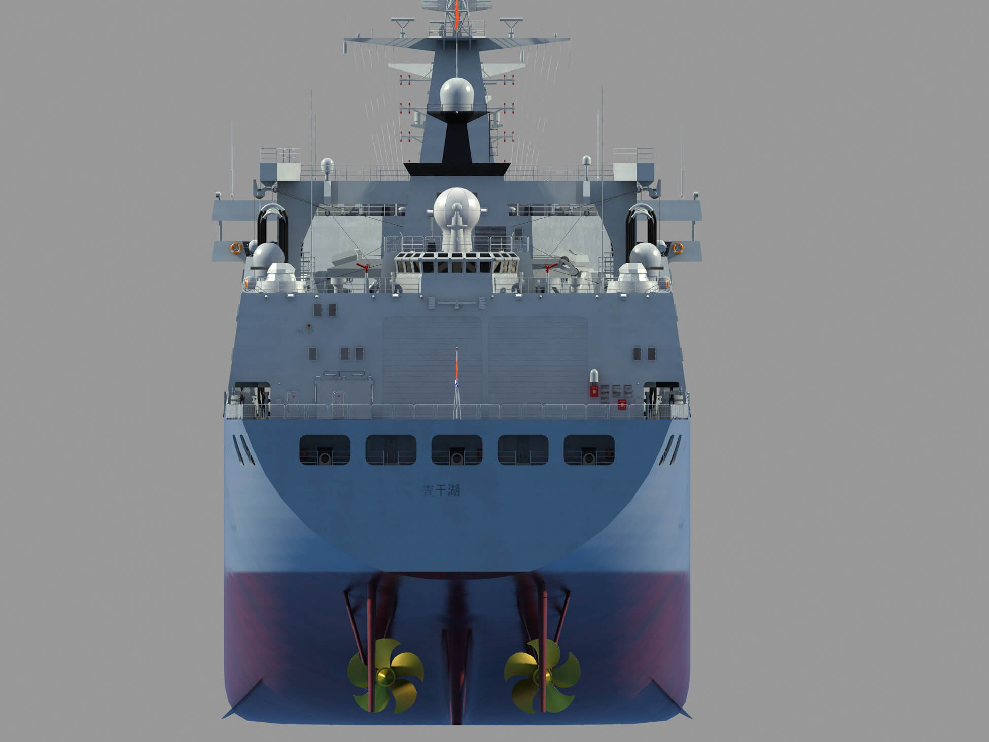 Chaganhu 967 Type 901 Class Ship - 3D Model by pxfpxd