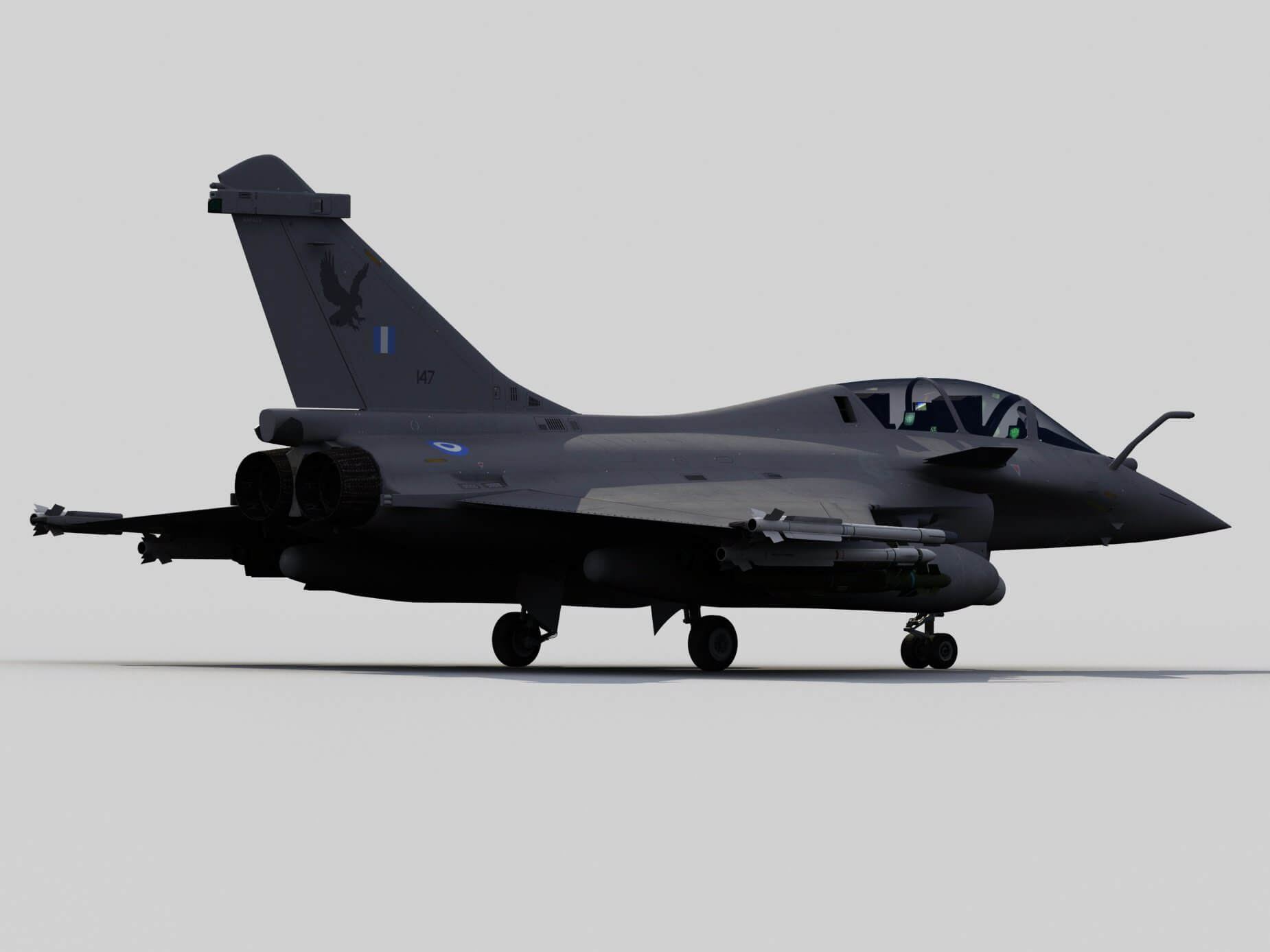 Dassault Rafale Greek Scheme - 3D Model by pxfpxd