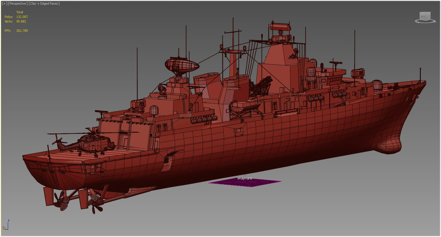 F-216 Schleswig-Holstein Improved Brandenburg Class Frigate 3D Model by ...