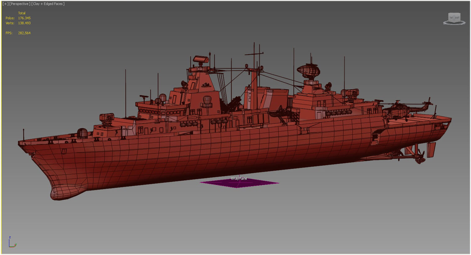 F-217 Bayern Brandenburg Class 3D Model by pxfpxd