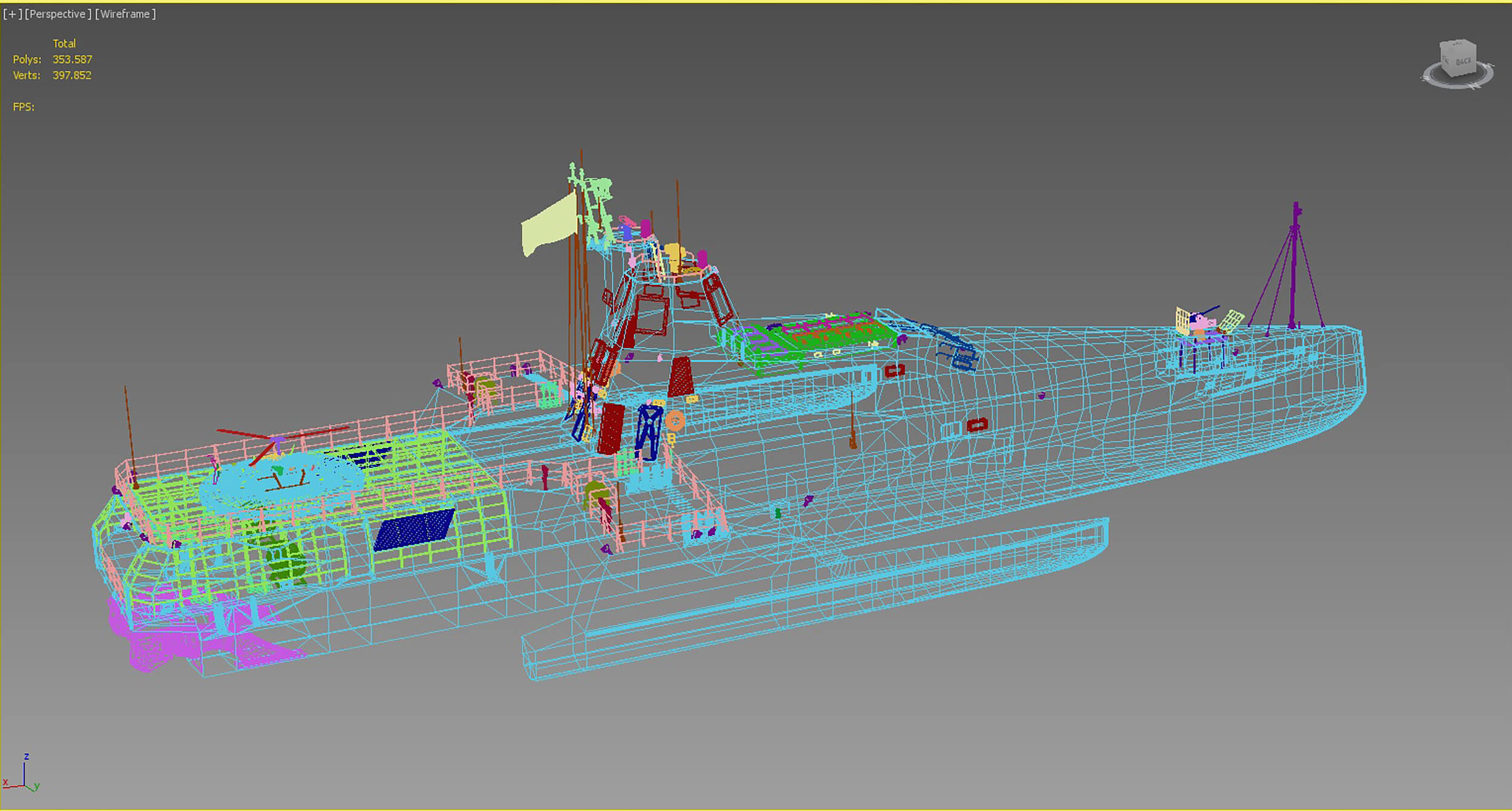 Hu Jing DroneShip Orca Class - 3D Model by pxfpxd