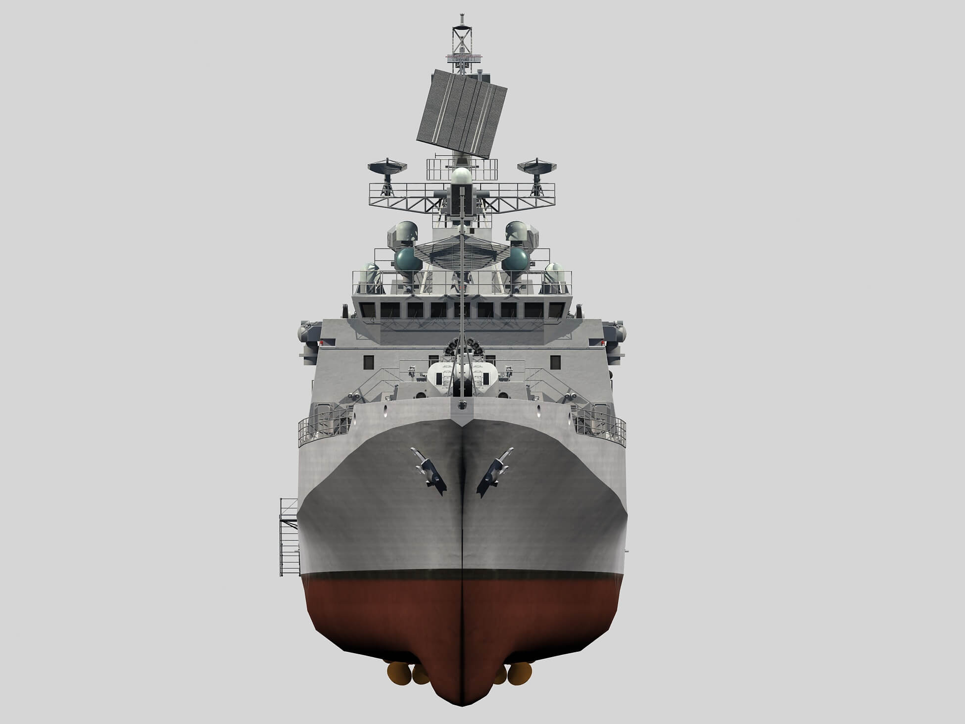 Ins Talwar Class Frigate - 3D Model by pxfpxd