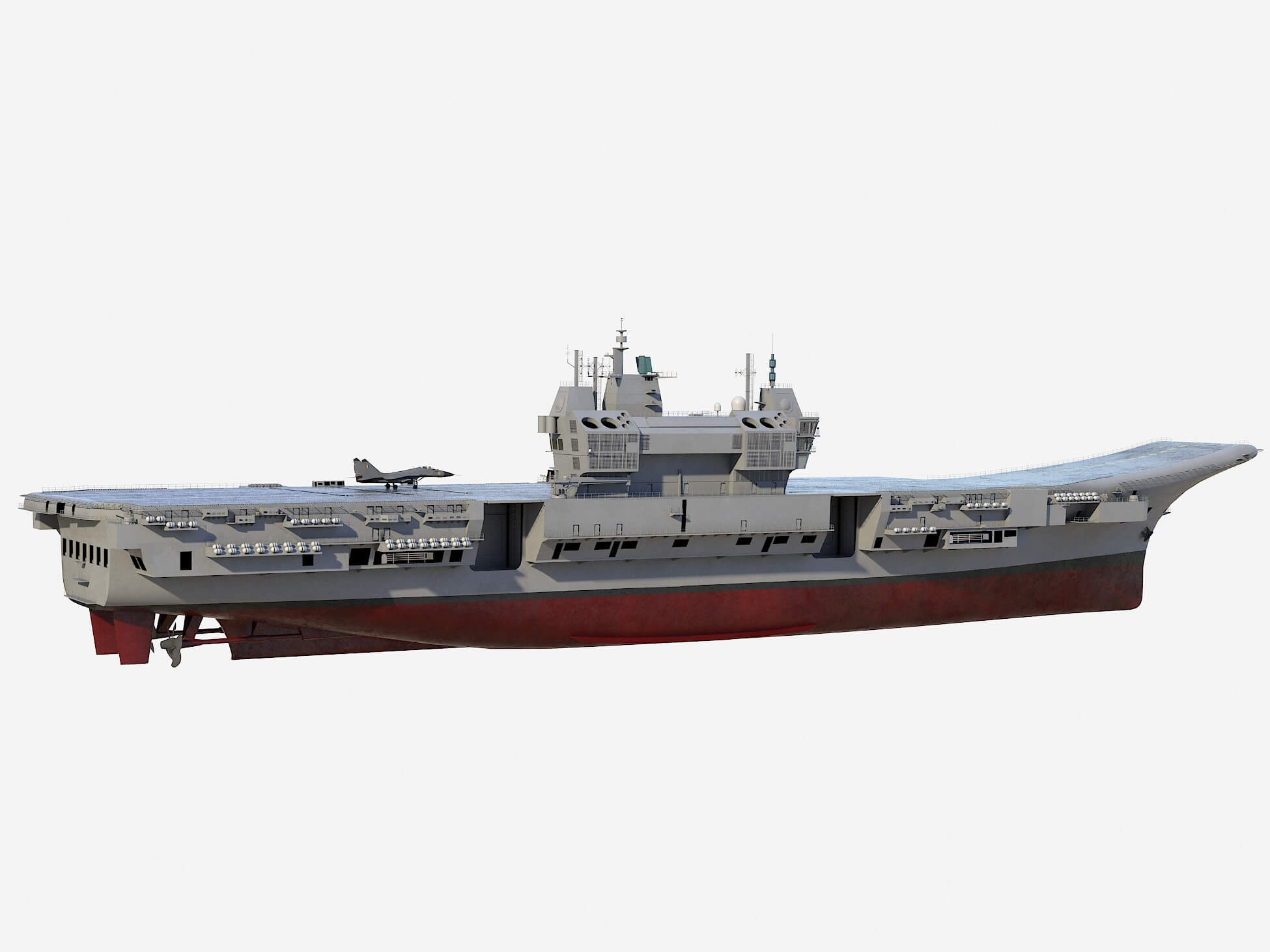 Ins Vikrant Carrier - 3D Model by pxfpxd