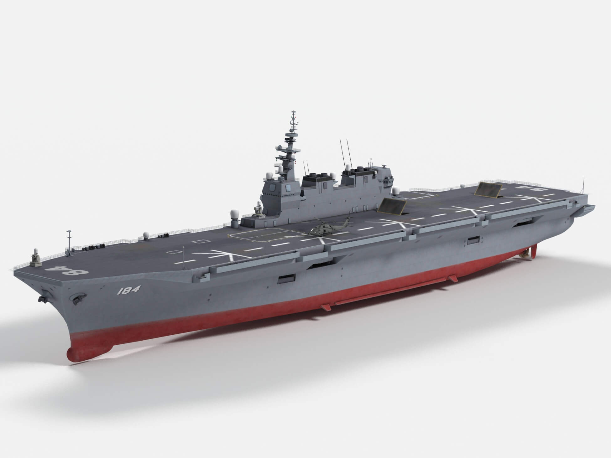 Izumo-Class Destroyer 3D Model by pxfpxd