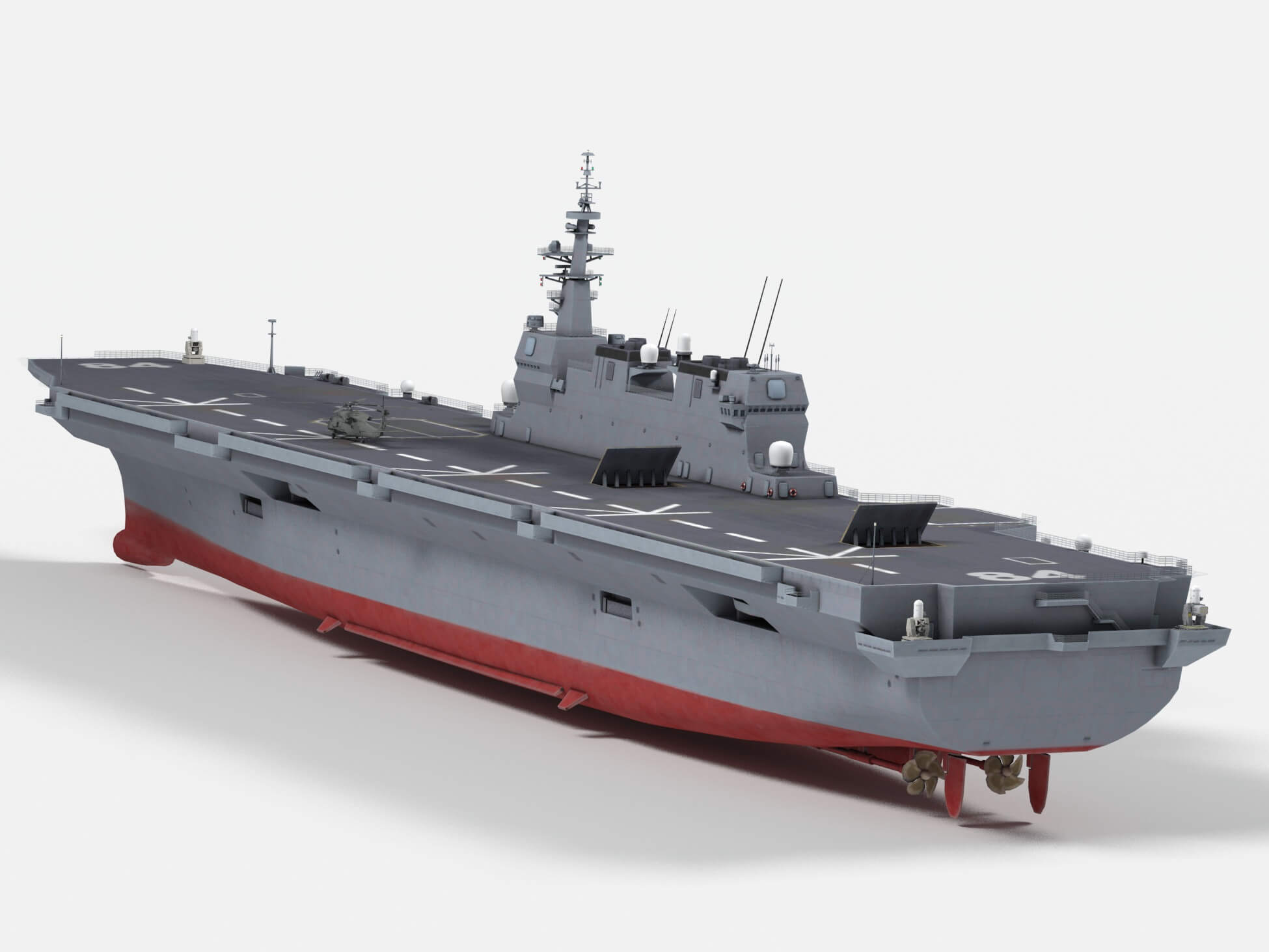 Izumo-Class Destroyer 3D Model by pxfpxd